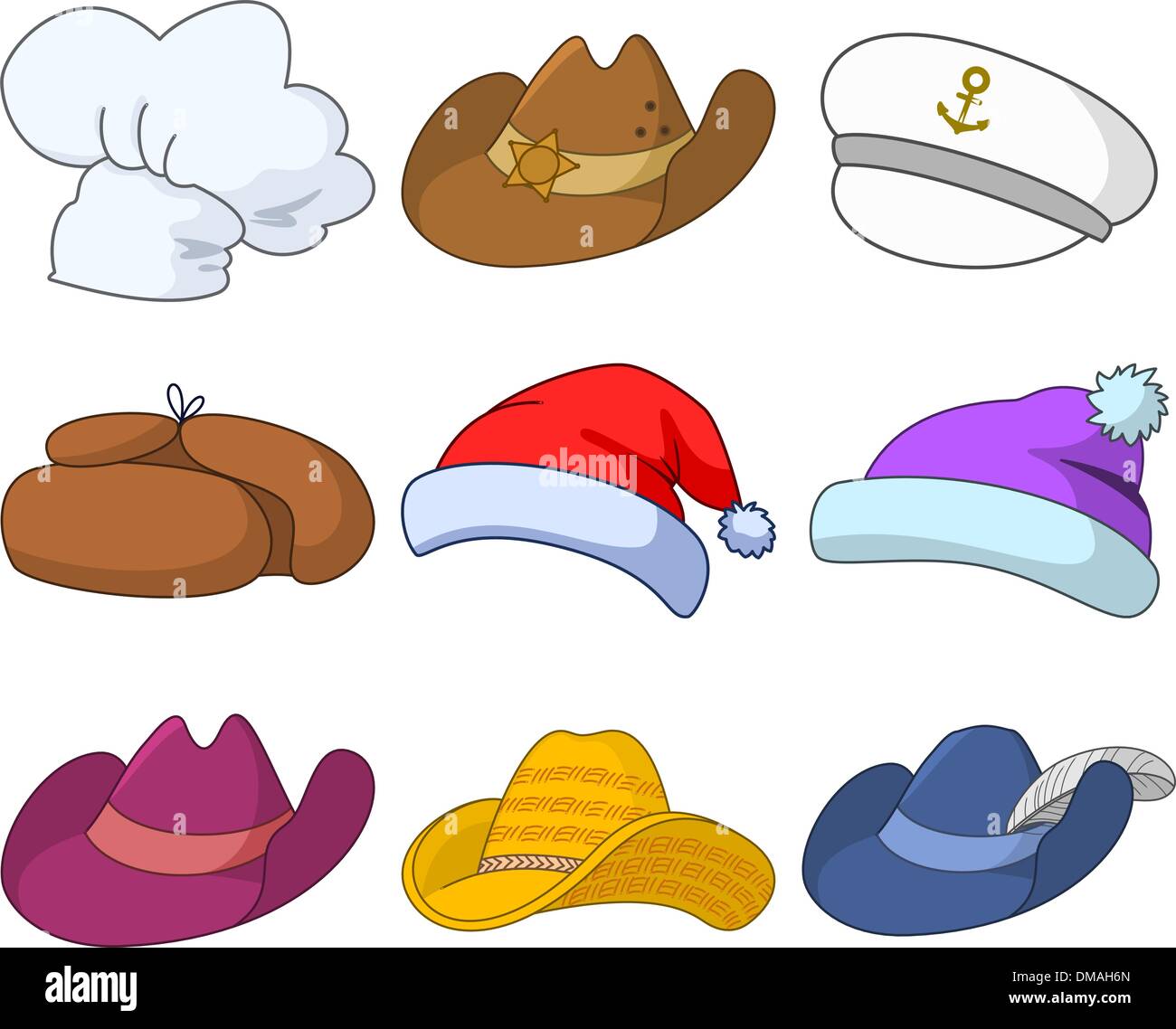 Felt top hat Stock Vector Images - Alamy