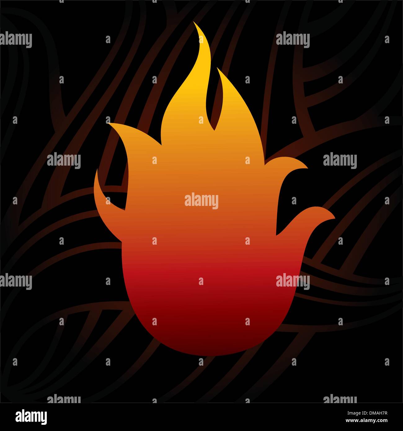 abstract vector symbol of fire Stock Vector Image & Art - Alamy