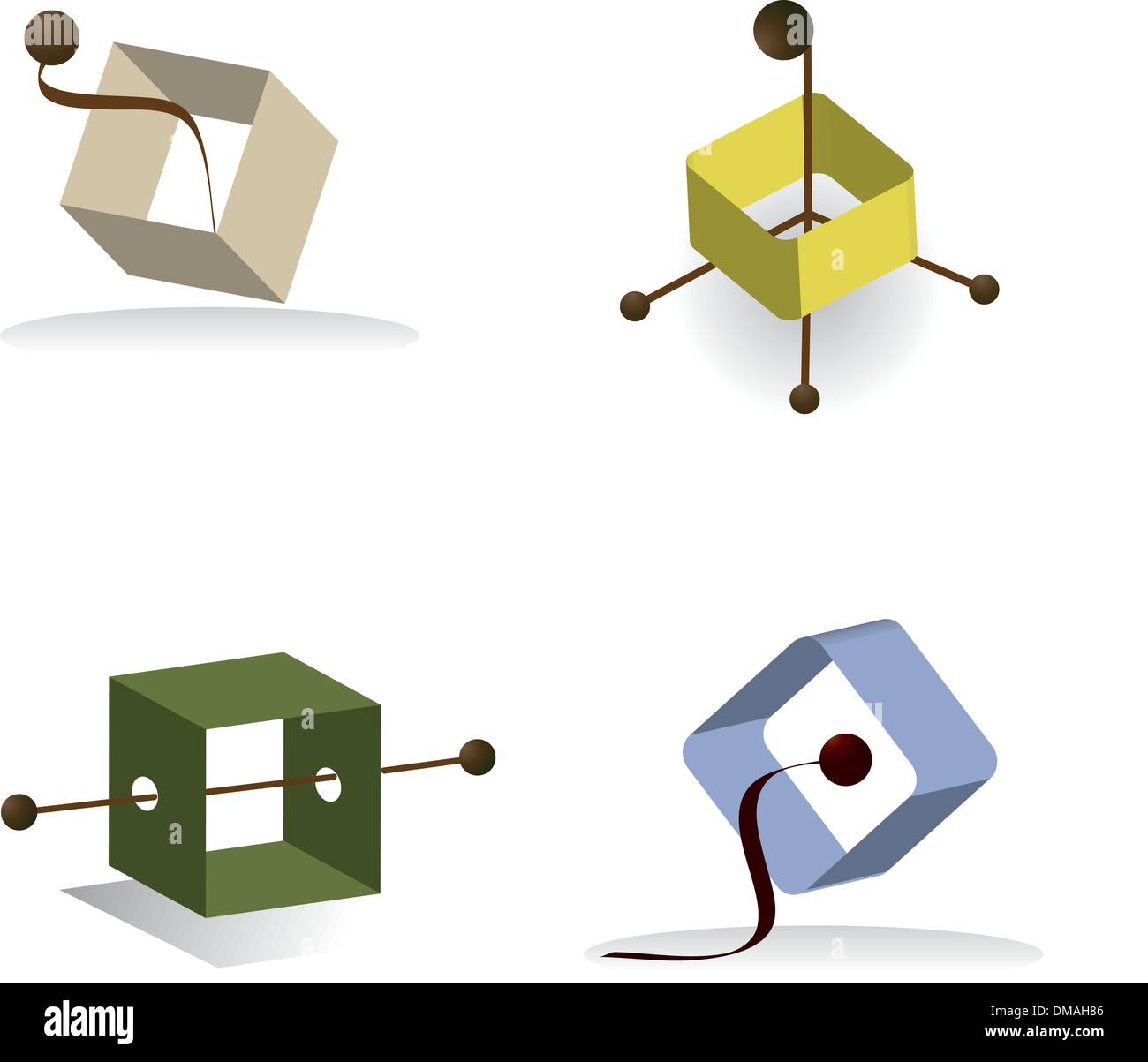 Square Abstract Design Stock Vector Image & Art - Alamy