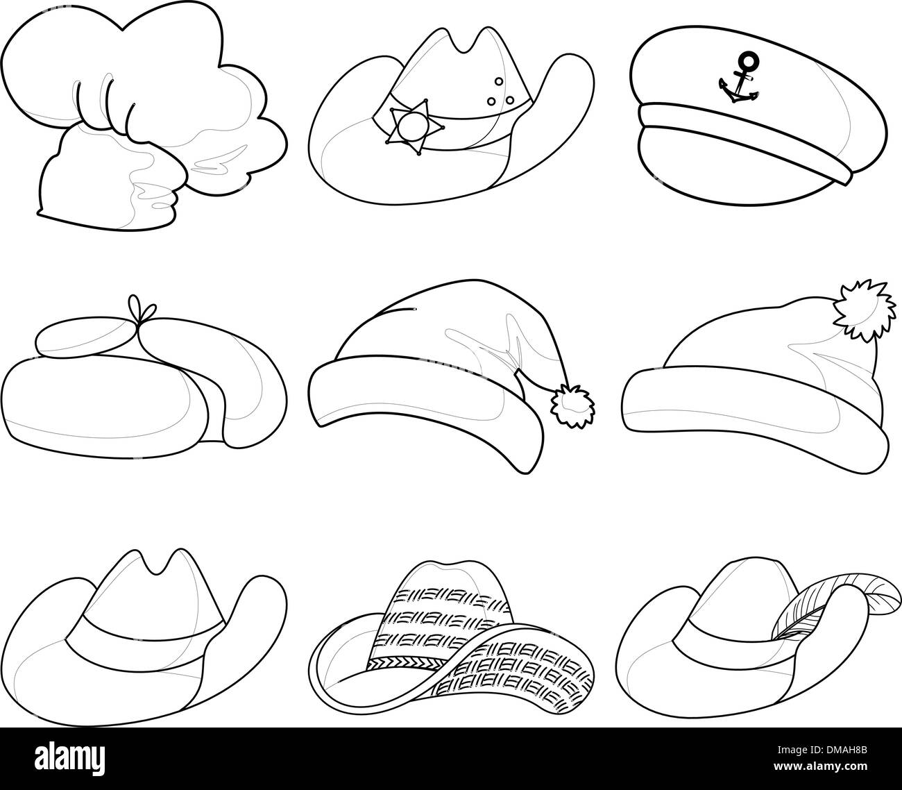 Various hats hi-res stock photography and images - Alamy