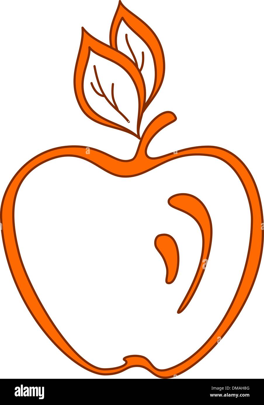 Snack orange Stock Vector Images - Alamy