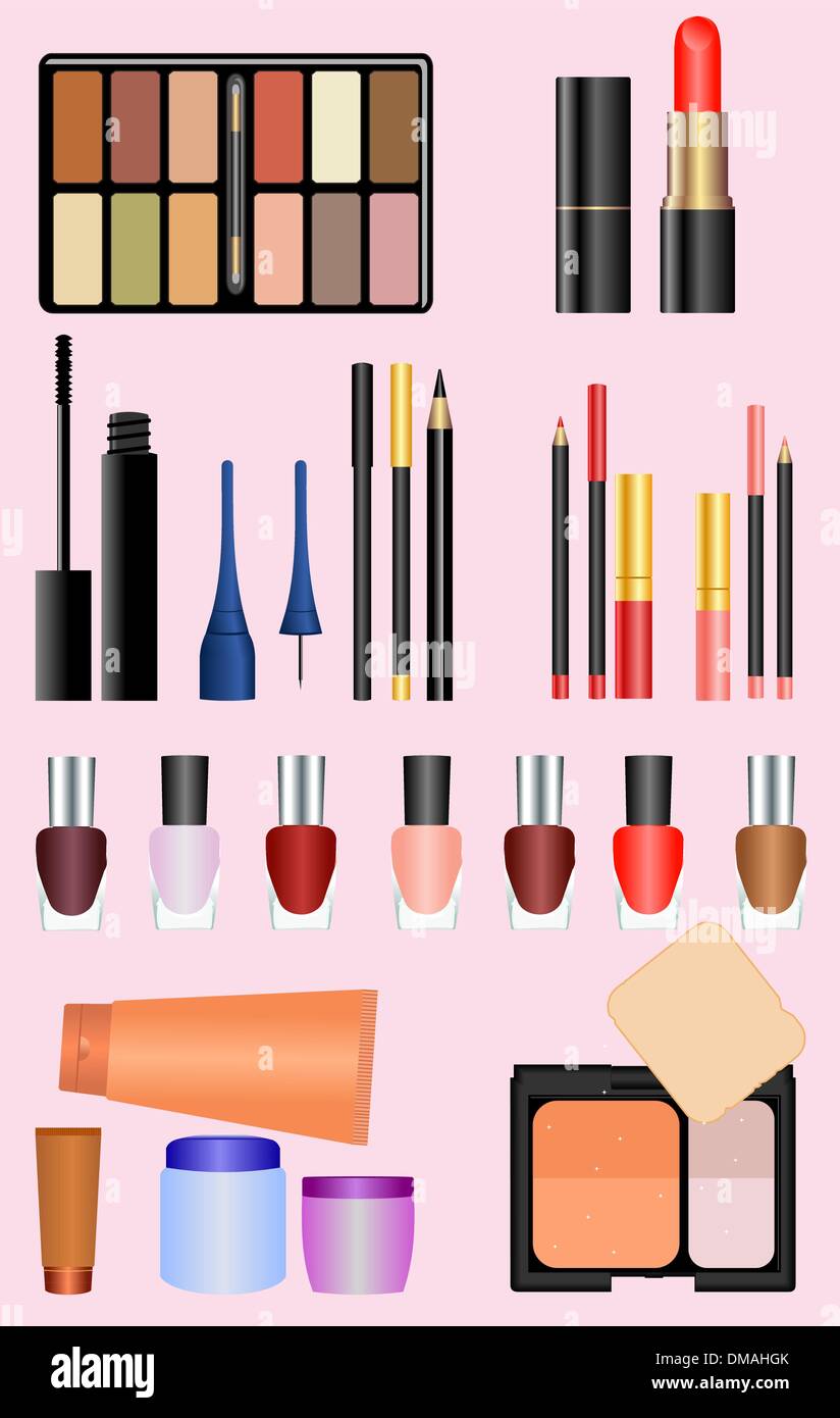 Professional make up artist Stock Vector Images - Alamy