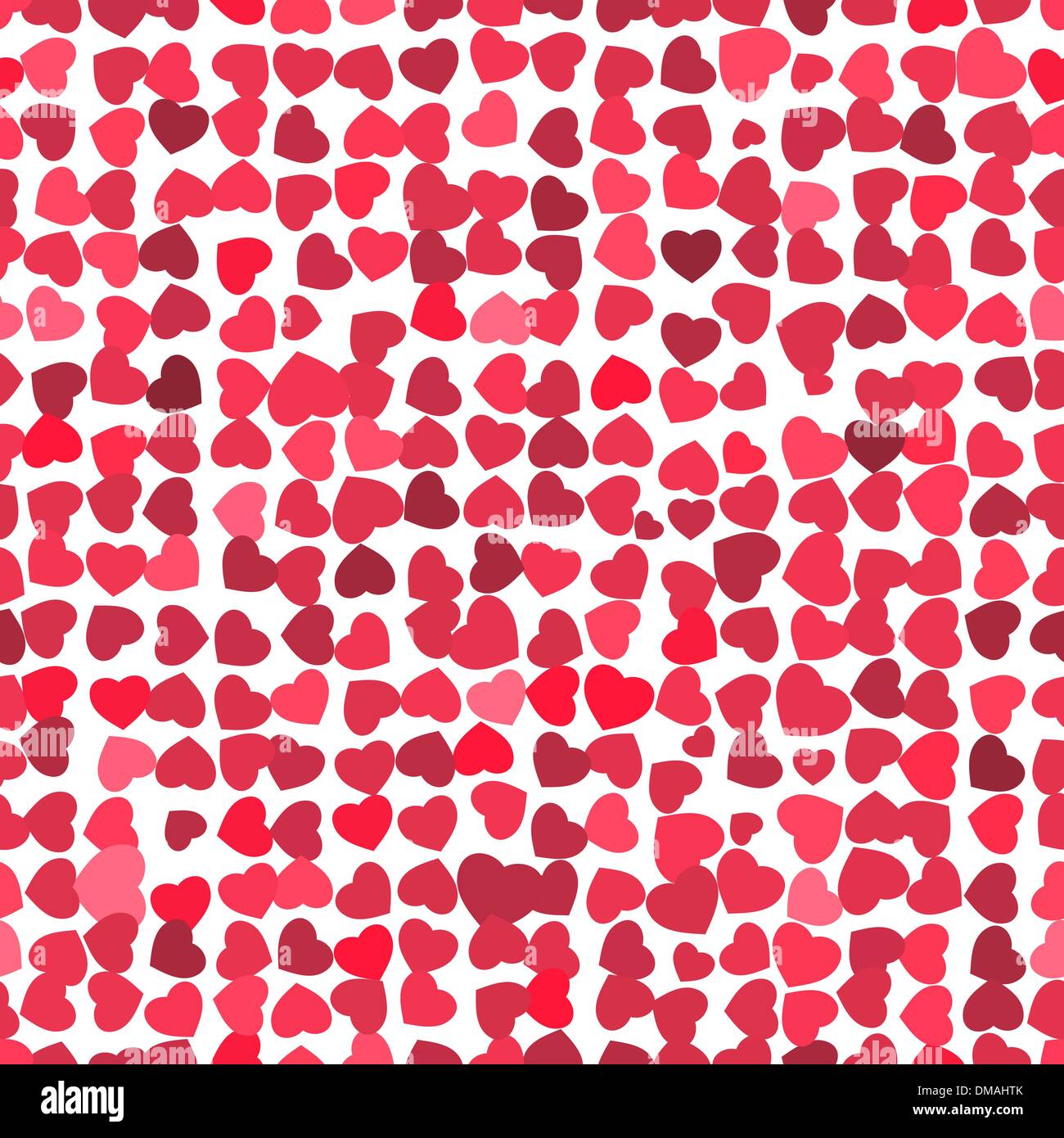 Valentine seamless hearts pattern. EPS 8 Stock Vector Image & Art - Alamy