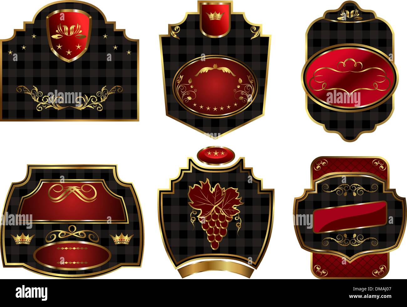 Gold squares black background Stock Vector Images - Alamy