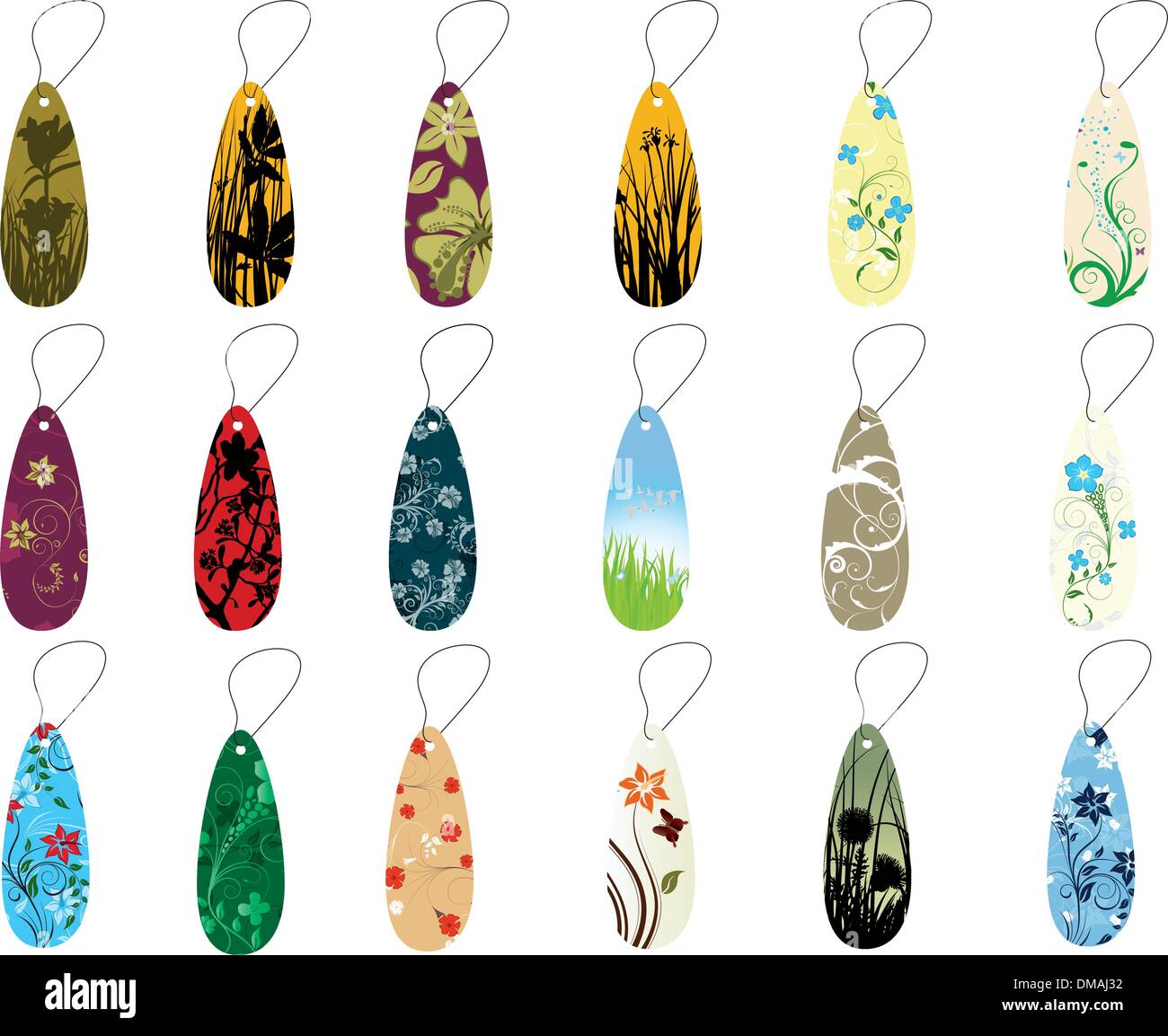 set of bookmarks Stock Vector Image & Art - Alamy