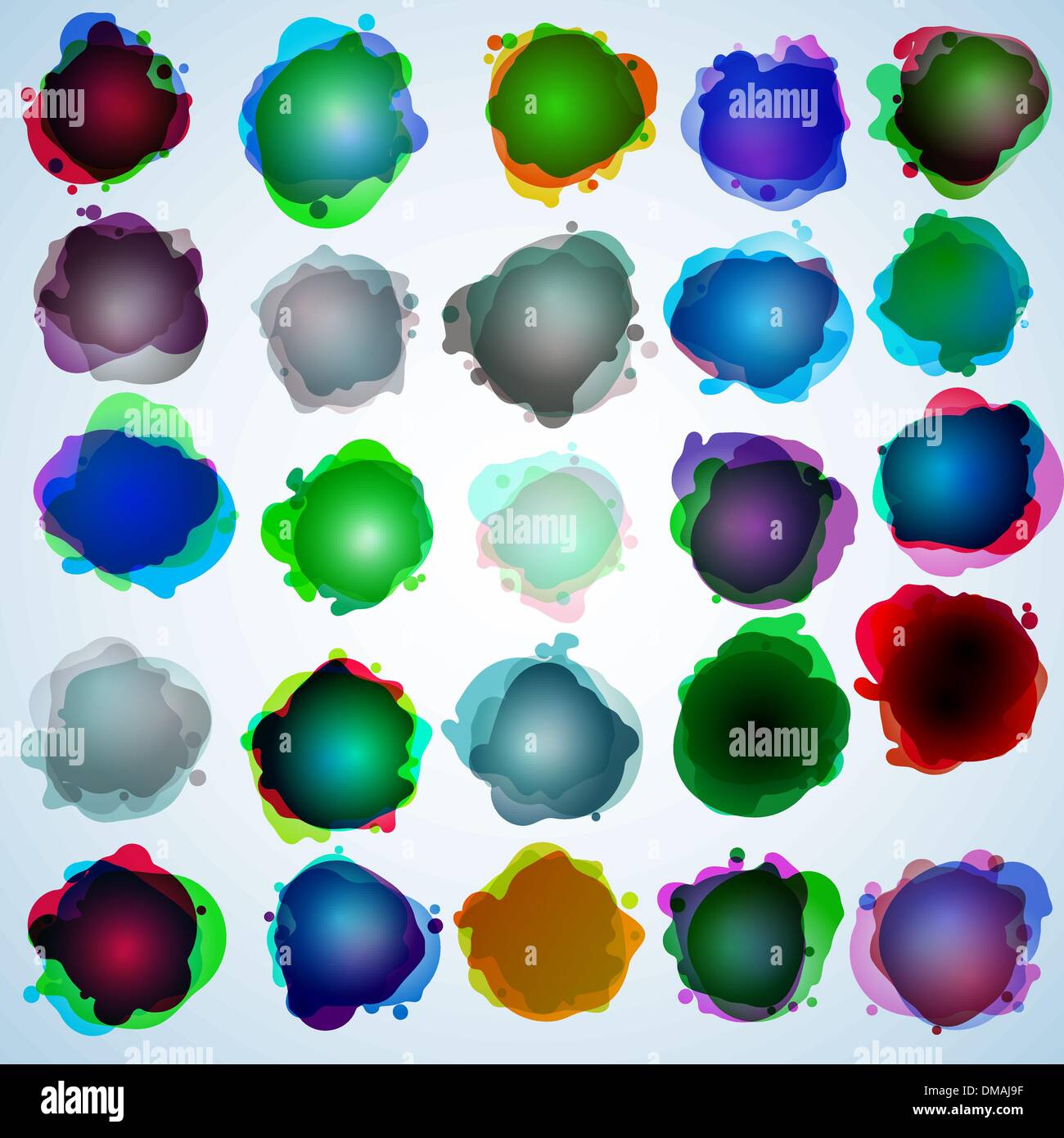 Bubbles color concept design hi-res stock photography and images - Alamy