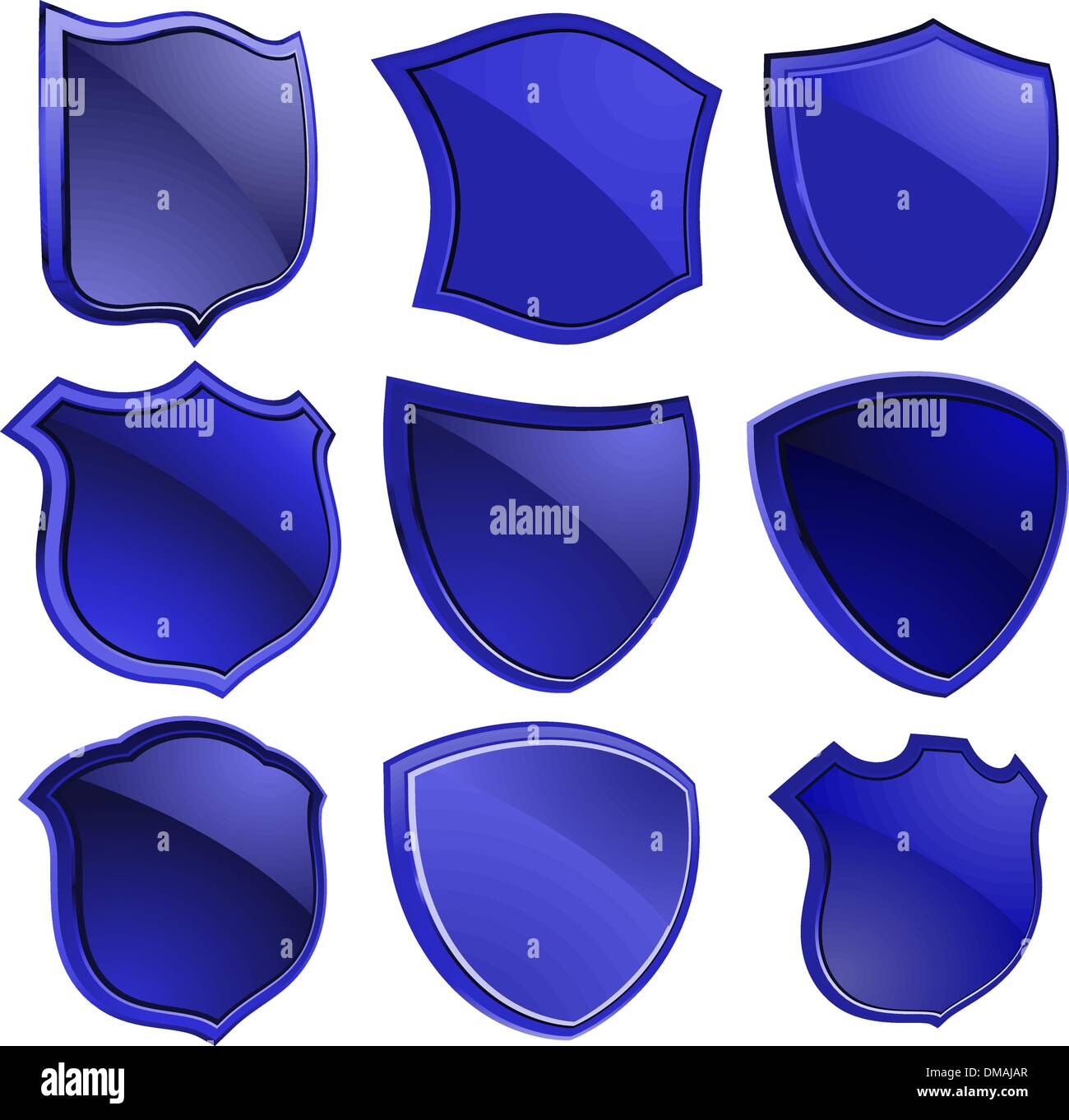 Blue shield hi-res stock photography and images - Alamy