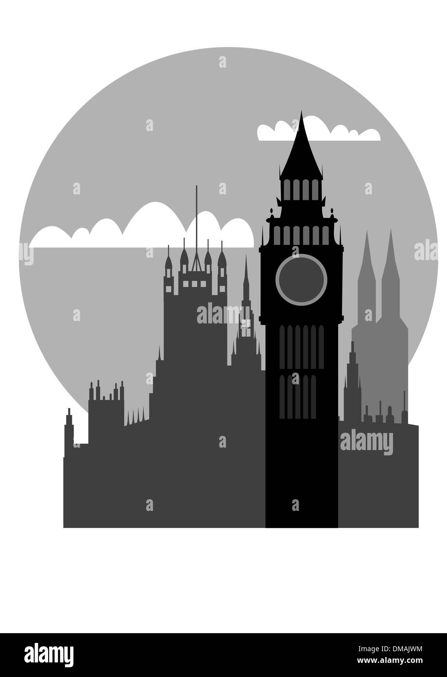 Concept london landmark Stock Vector Images - Alamy