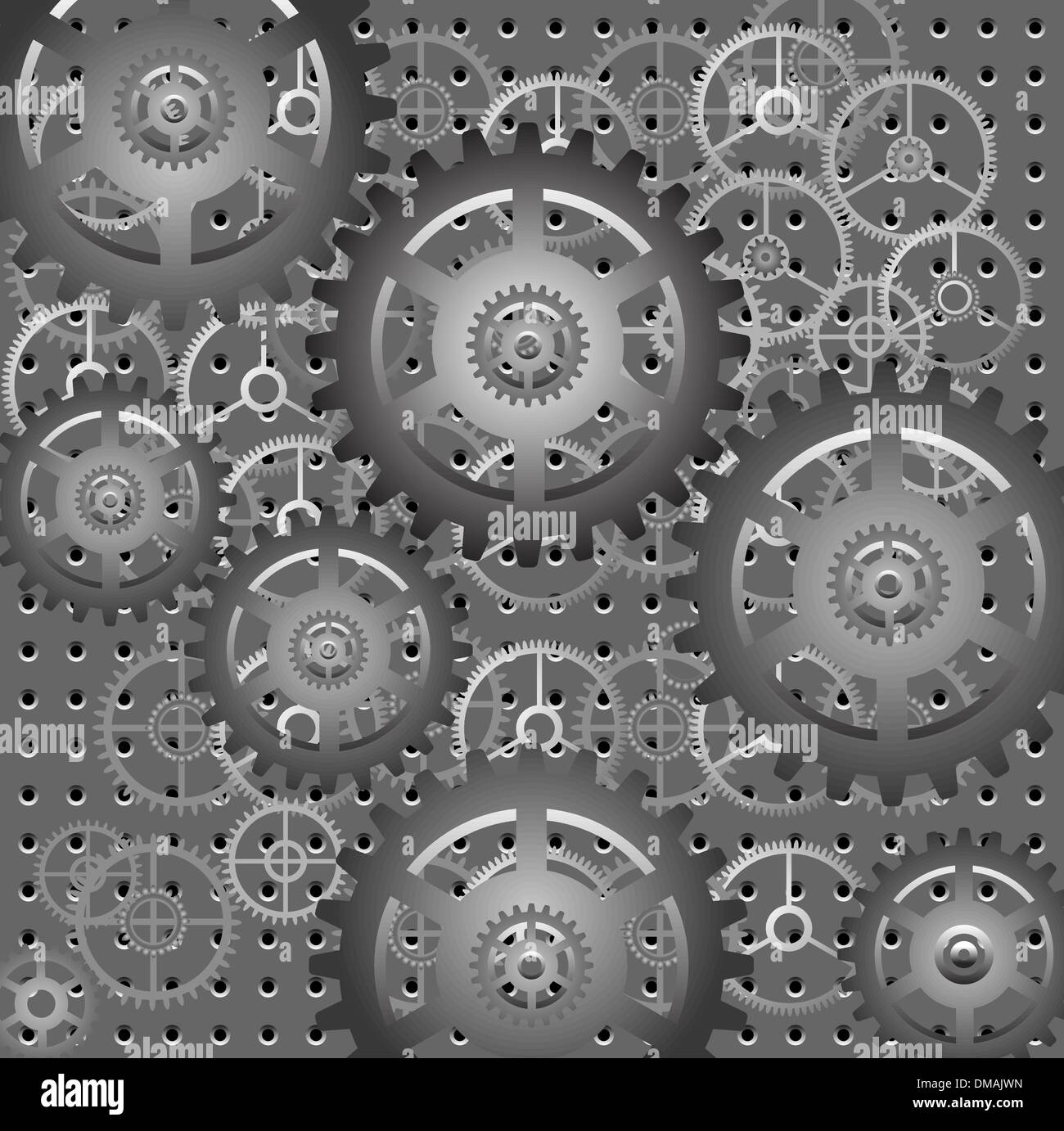 mechanism - gears - vector Stock Vector Image & Art - Alamy
