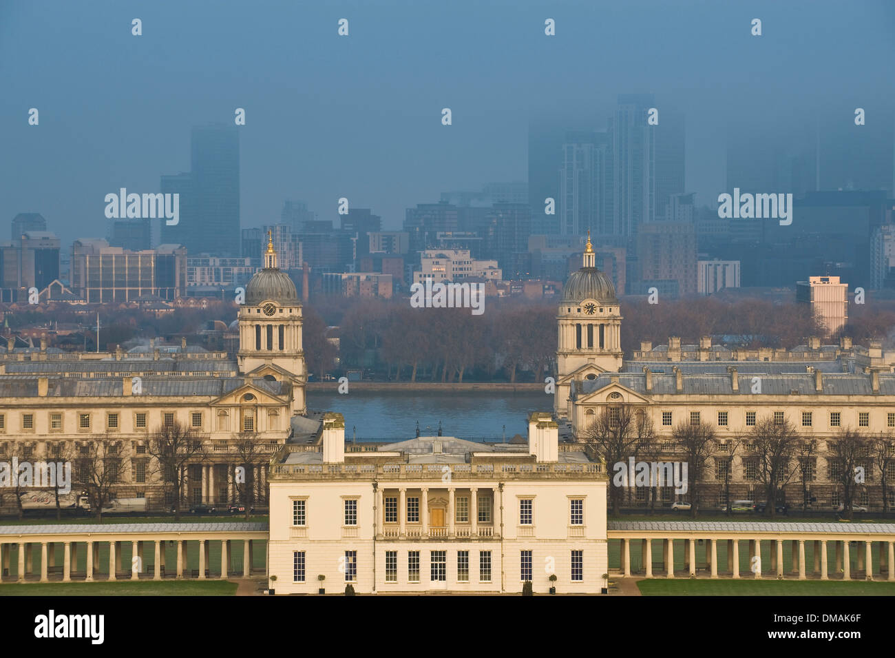 View from greenwich park london hi-res stock photography and images - Alamy