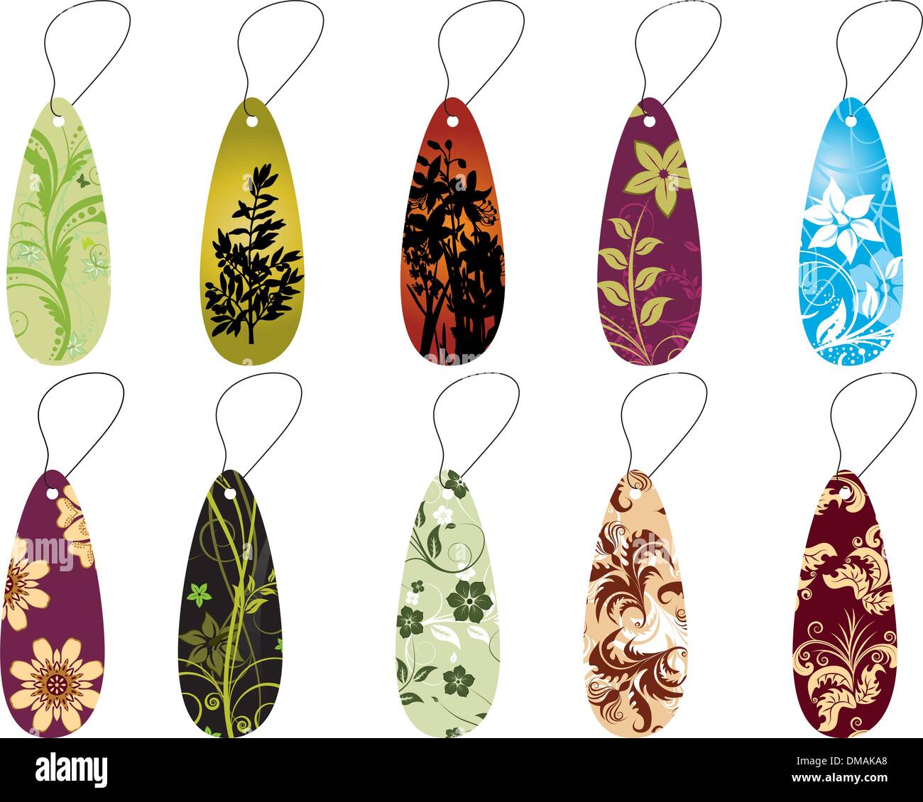 set of bookmarks Stock Vector Image & Art - Alamy
