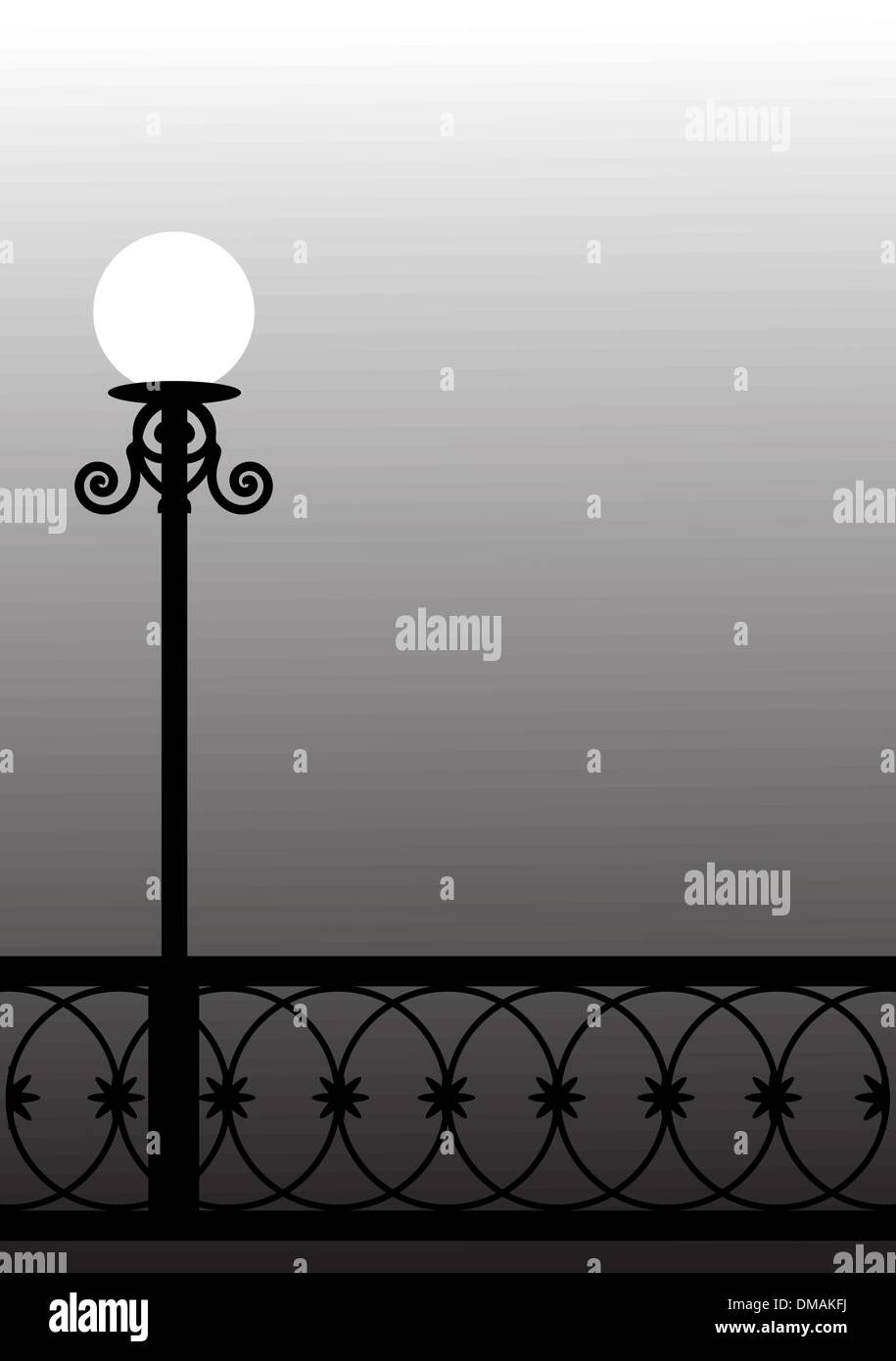 Fog on street light Stock Vector Images - Alamy