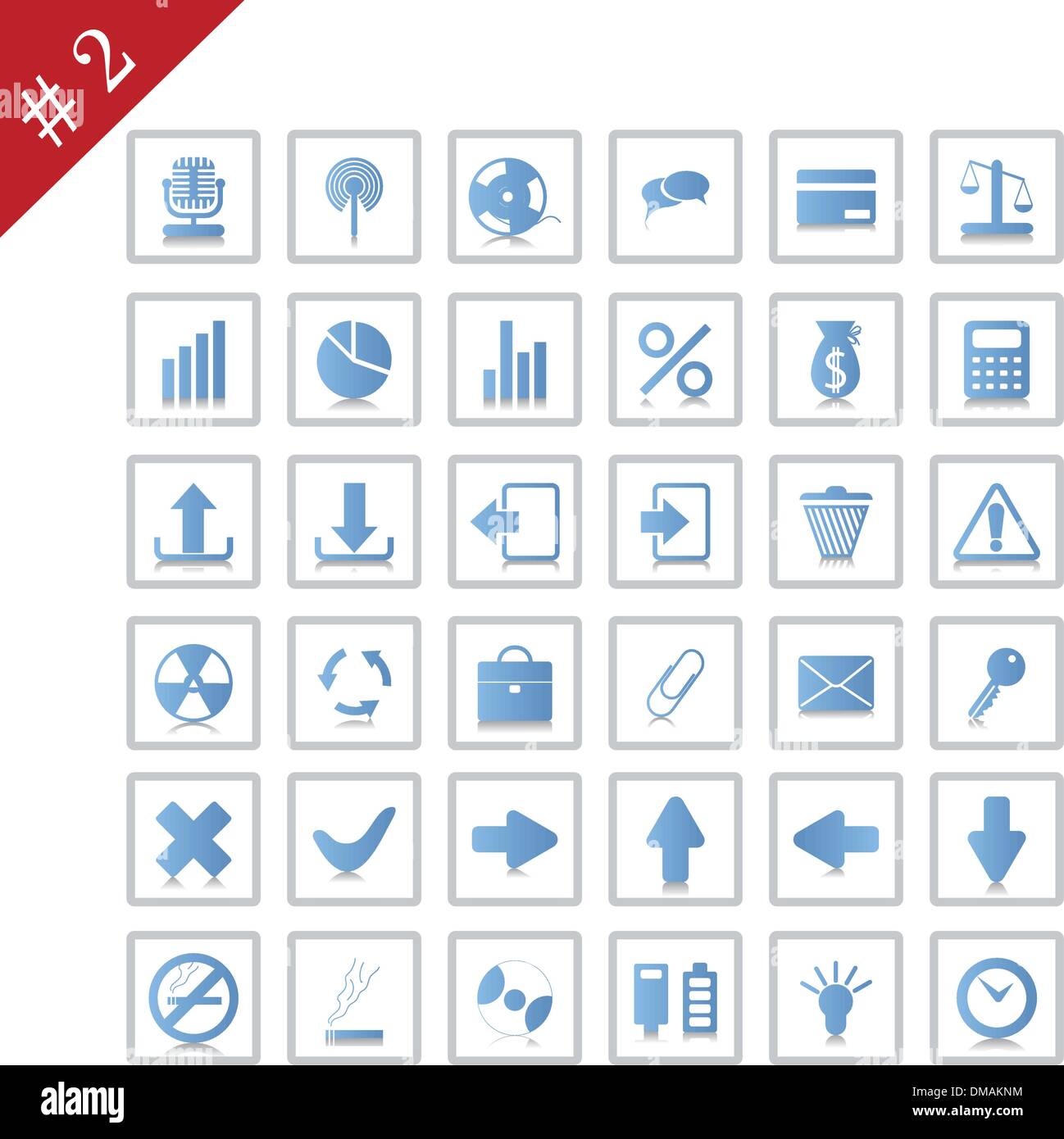 icon set #2 Stock Vector Image & Art - Alamy