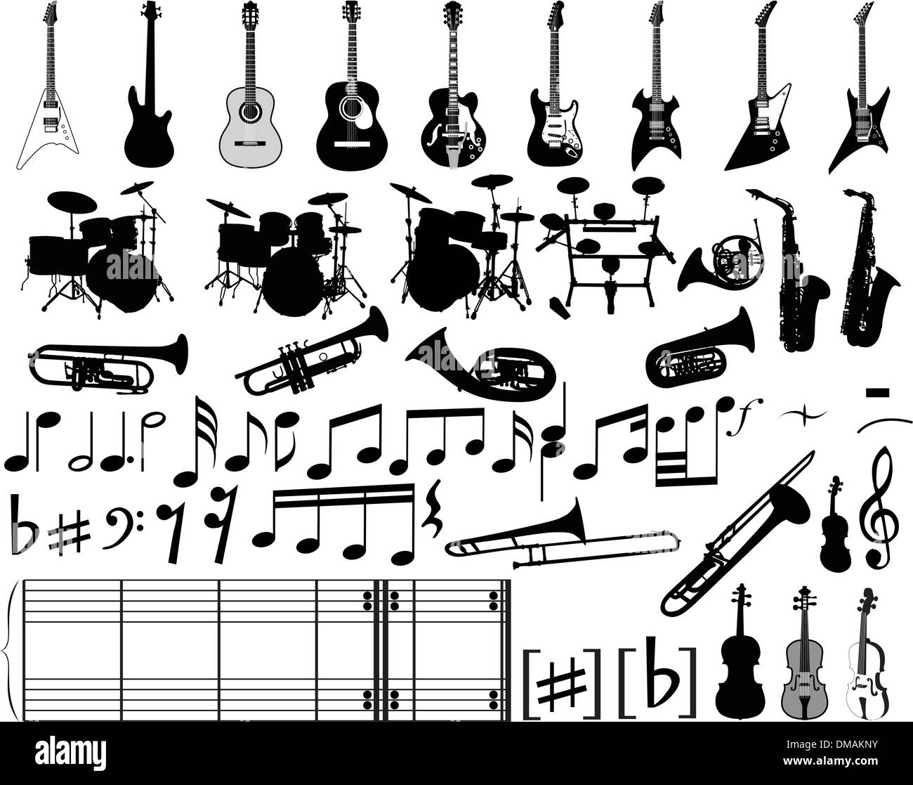 Musical resonance Stock Vector Images - Alamy