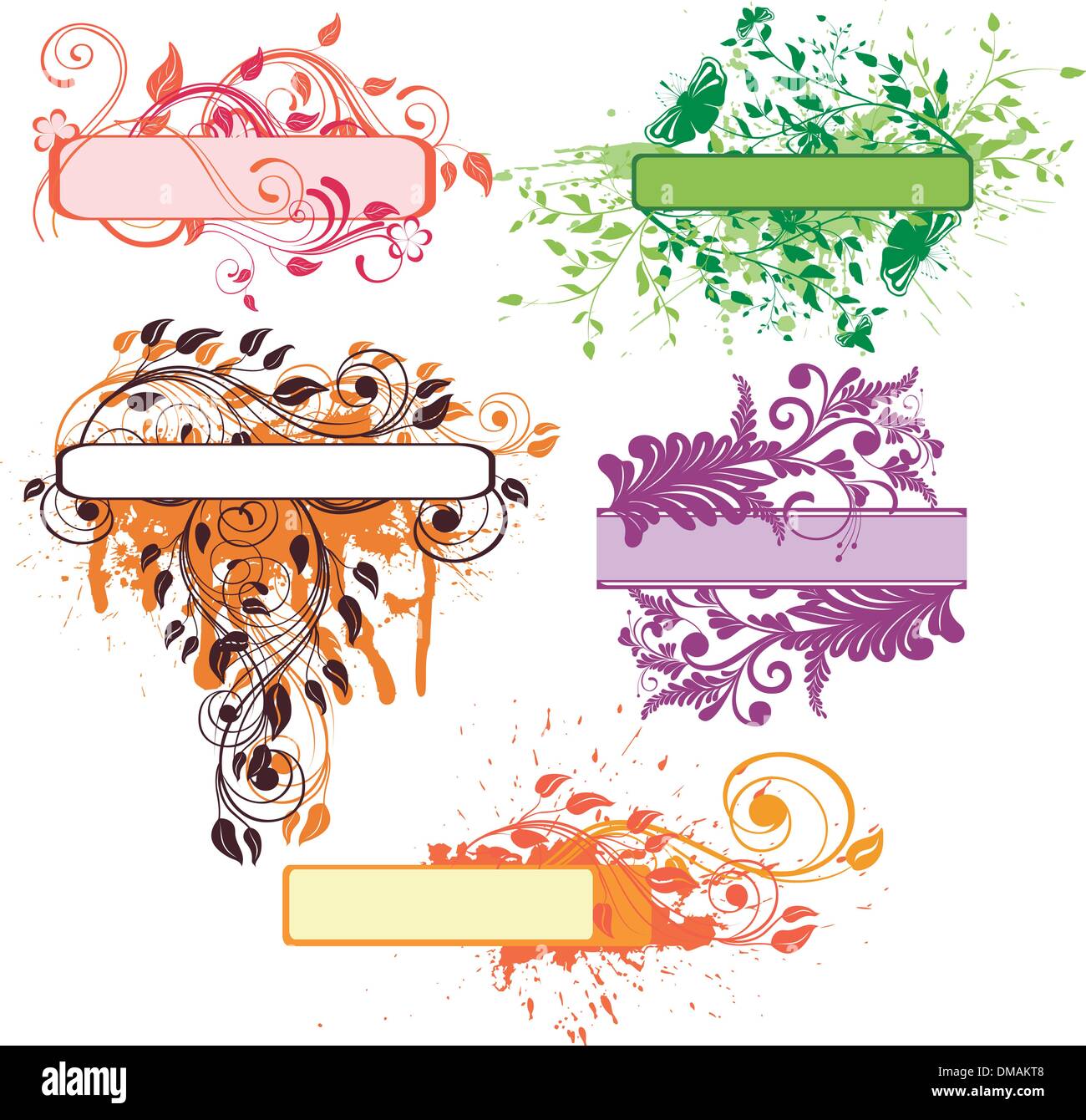 Placard frames Stock Vector Images - Alamy