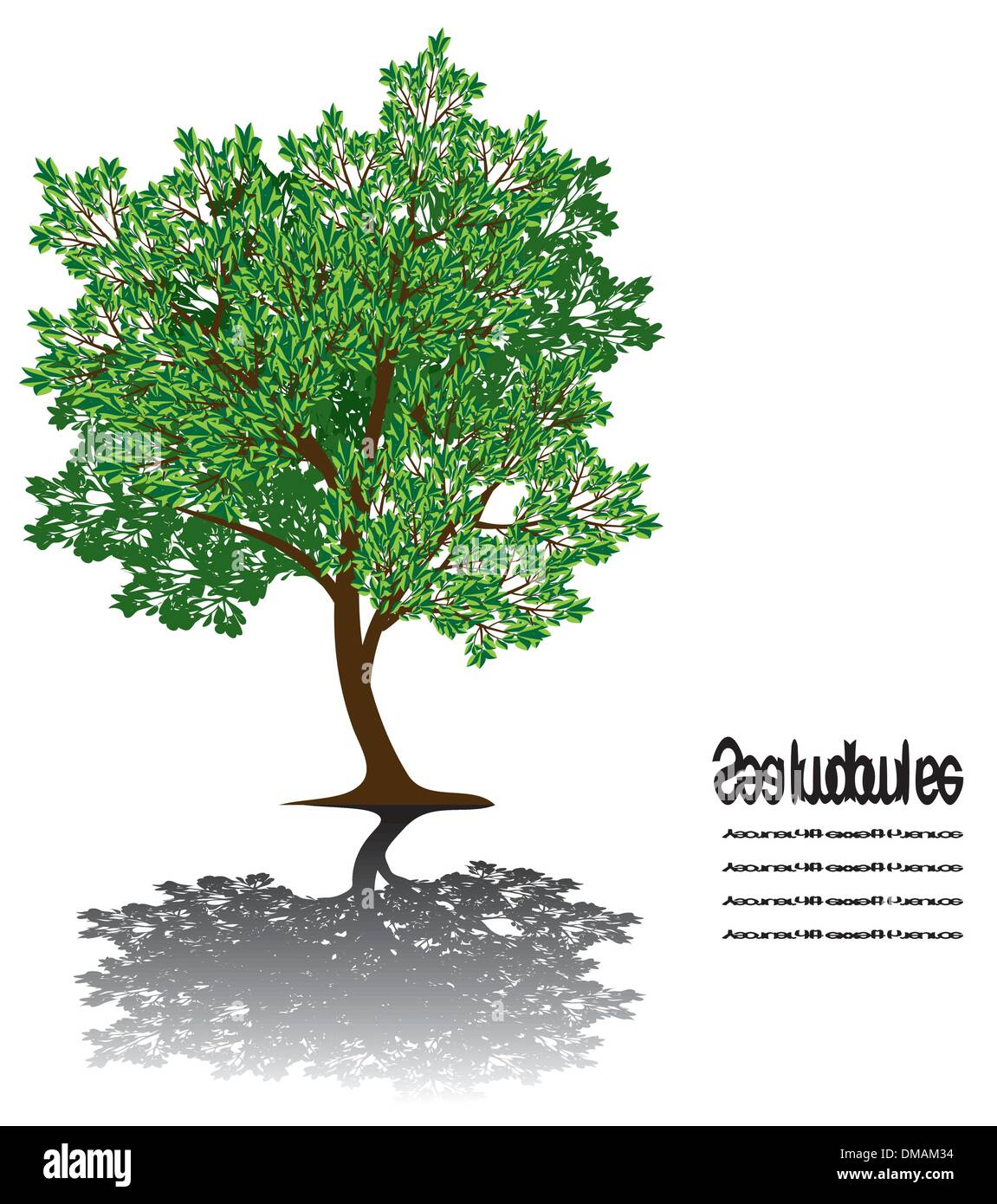 Tree trunk vector vectors Cut Out Stock Images & Pictures - Alamy