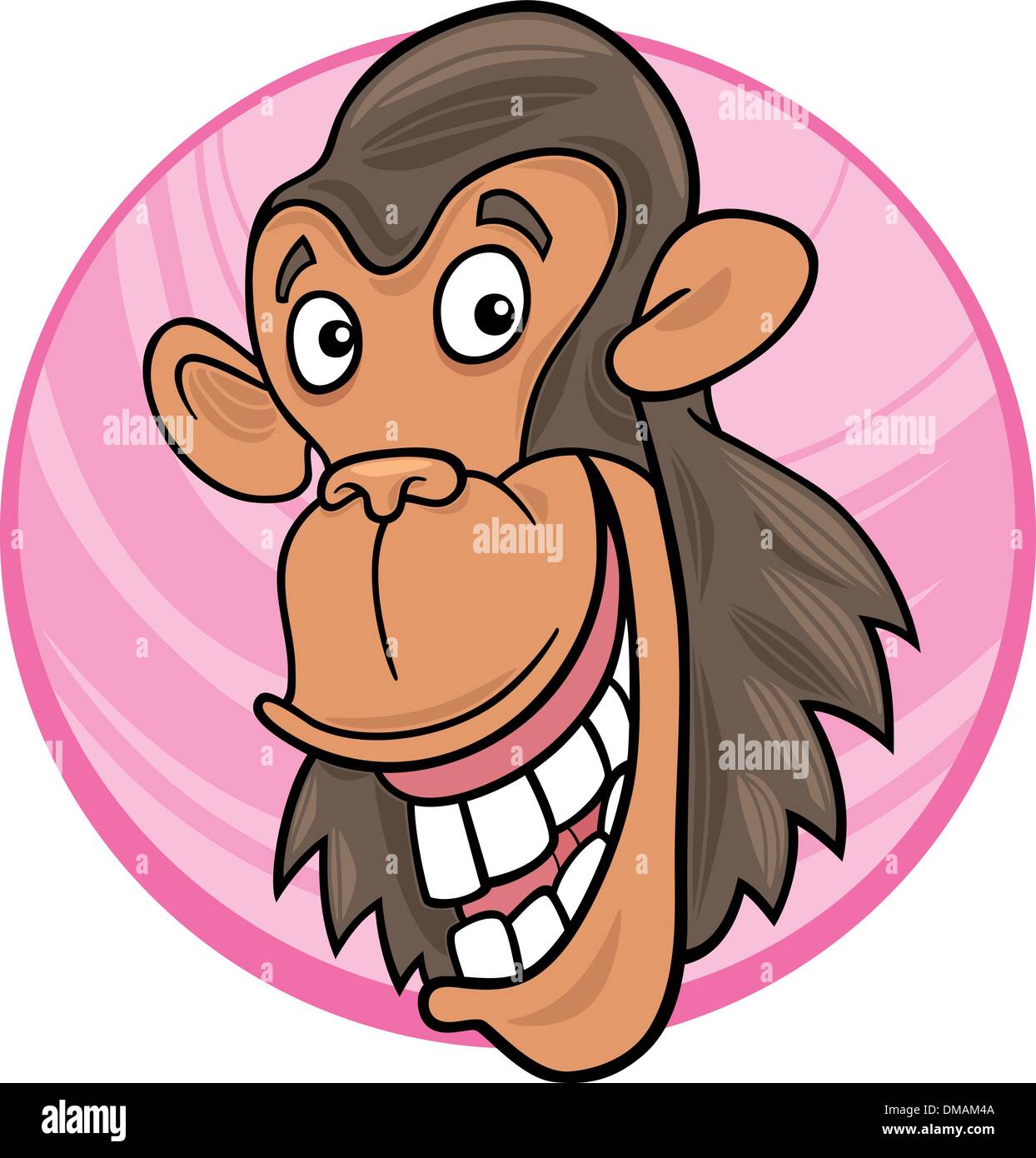 Chimpanzee standing Stock Vector Images - Alamy