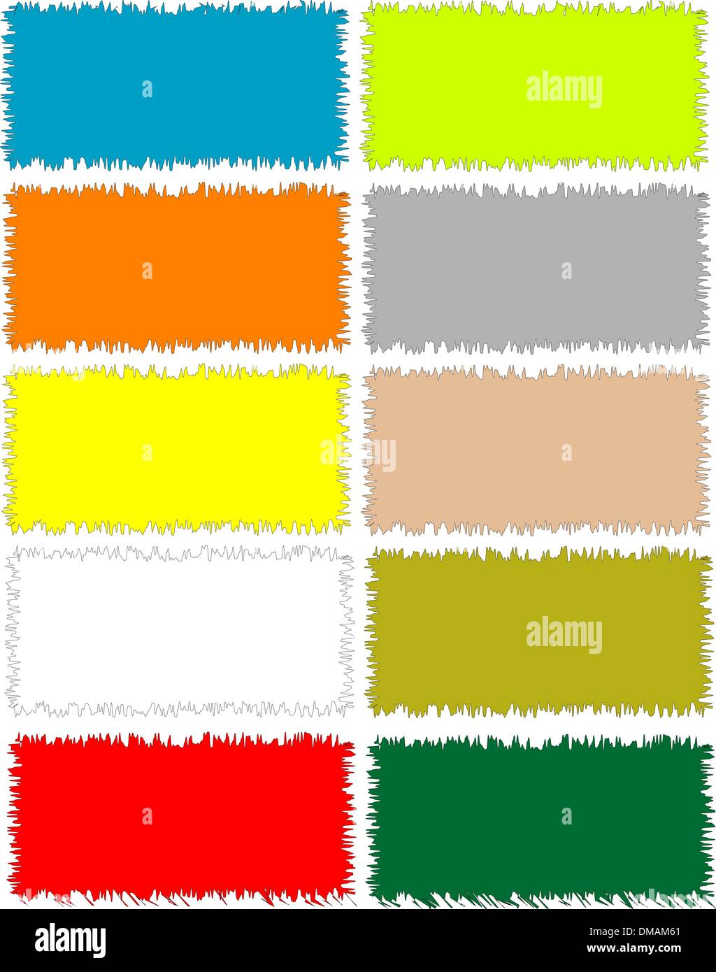 Vector collection of paper message set Stock Vector Image & Art - Alamy