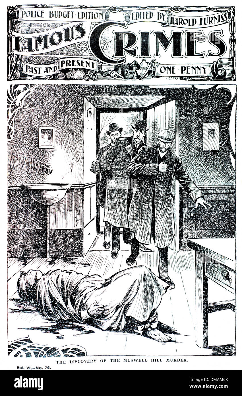 Old Book Famous Crimes Past and Present Historical Archival Document ...