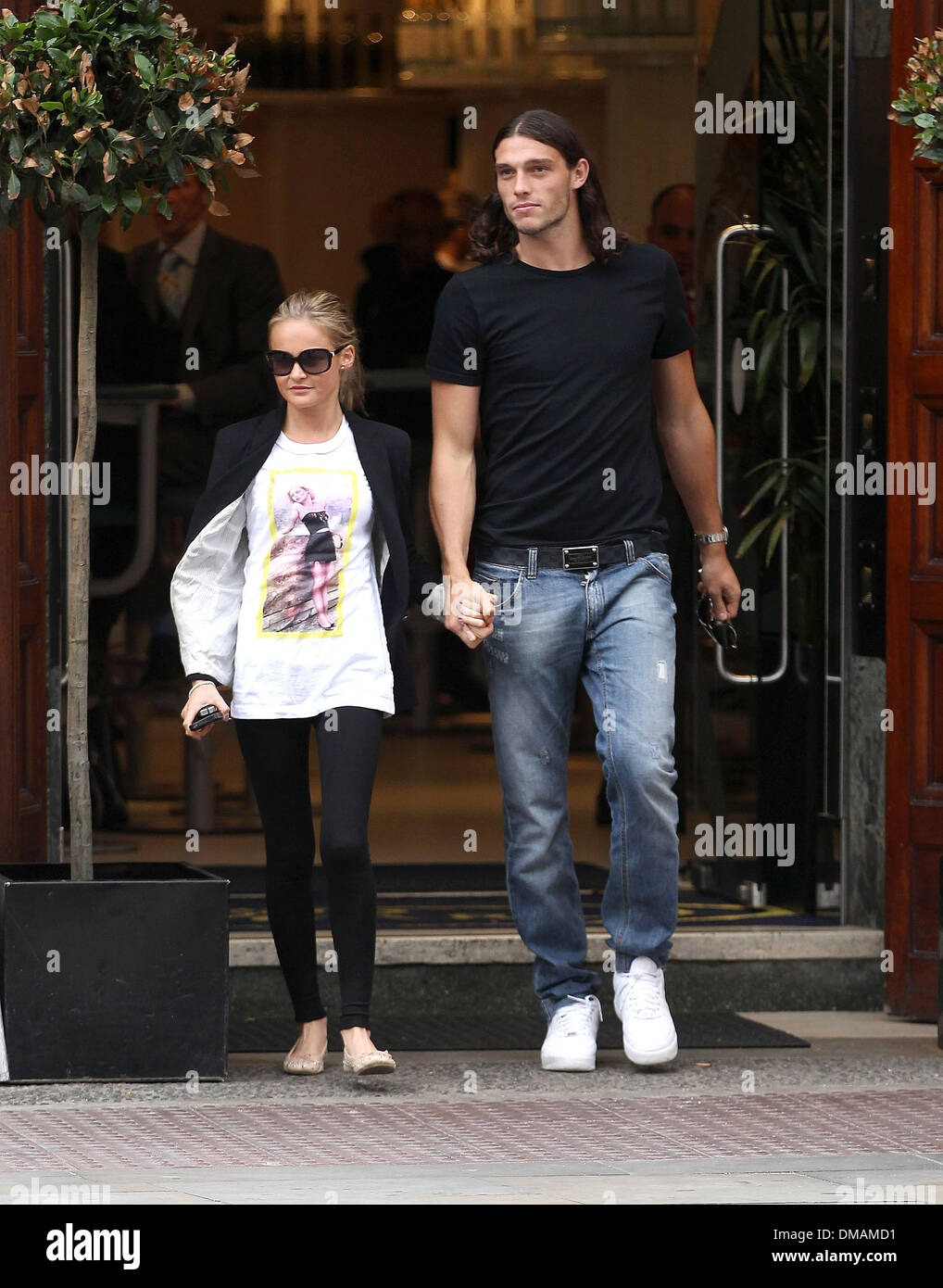 Liverpool striker Andy Carroll leaves San Carlo restaurant in Liverpool ... Liverpool striker Andy Carroll leaves San Carlo restaurant in Liverpool ...
