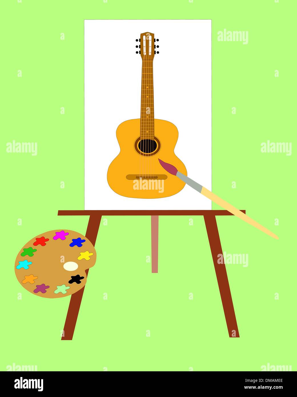 Musician studio red Stock Vector Images - Alamy