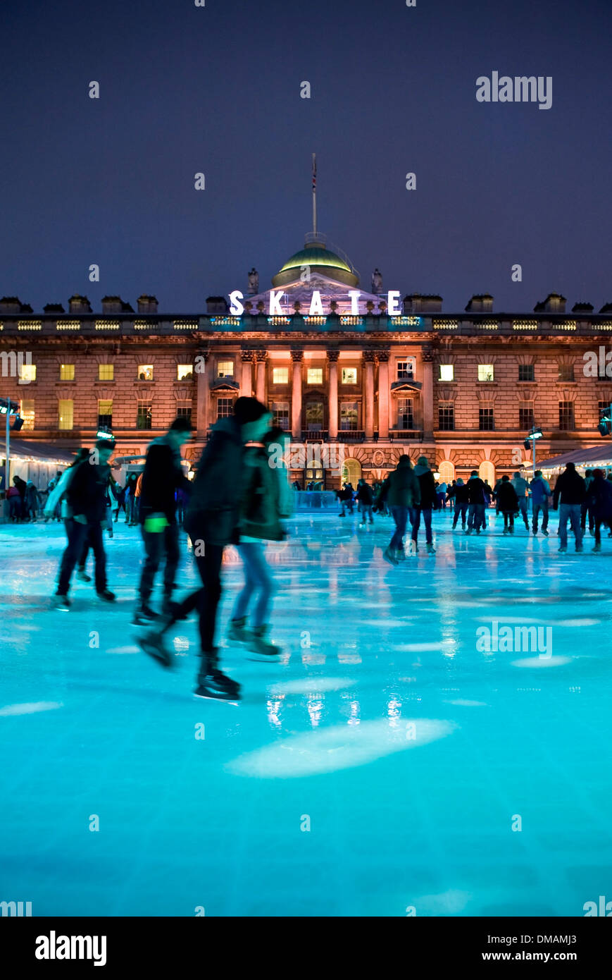 Somerset house ice rink hi-res stock photography and images - Alamy