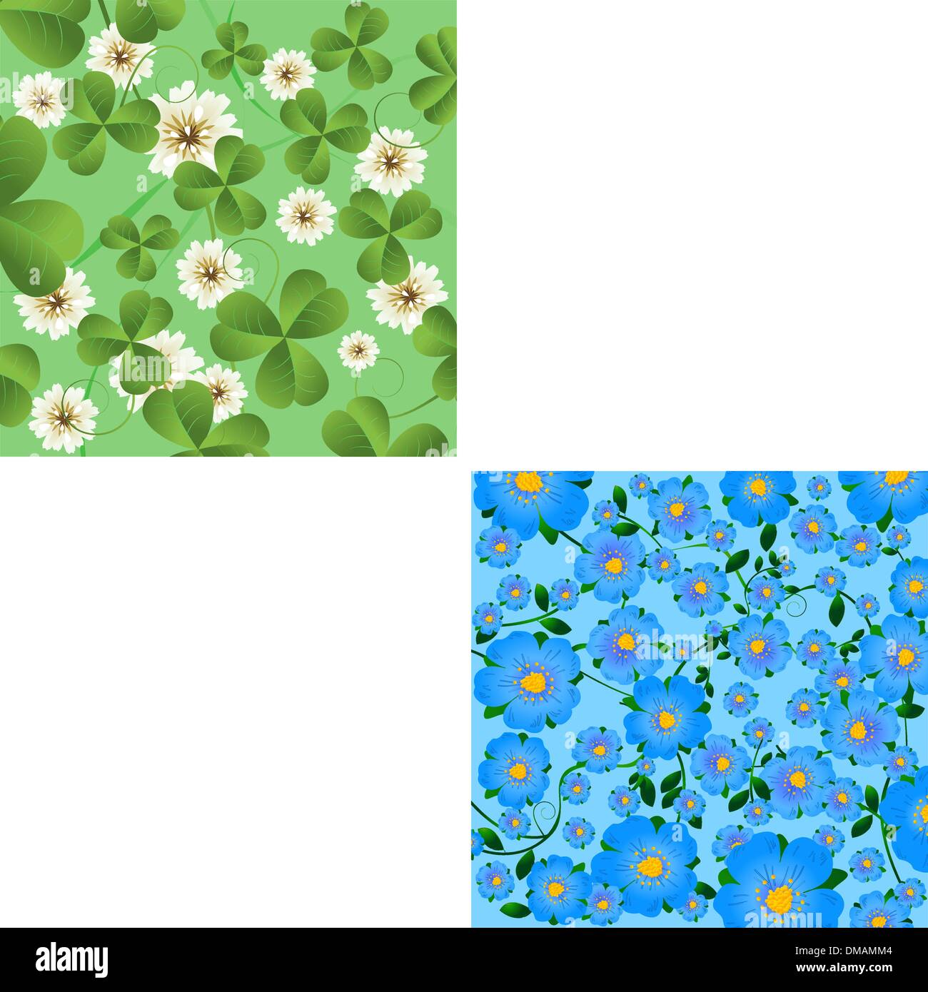 Four floral background Stock Vector Image & Art - Alamy