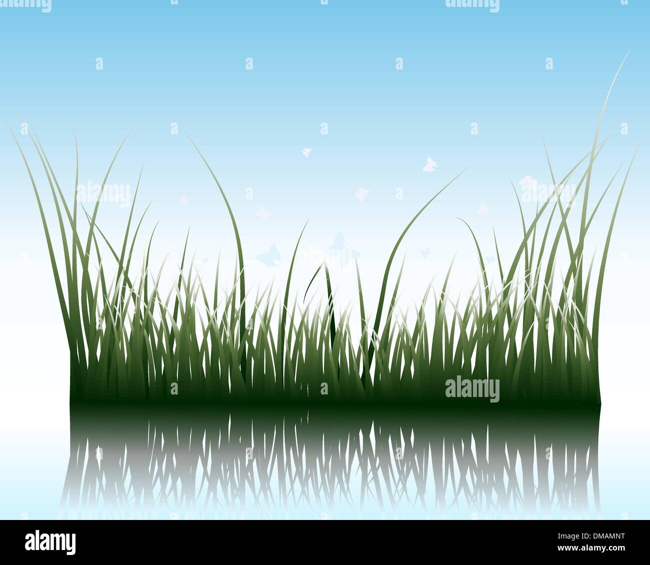 grass on water Stock Vector Image & Art - Alamy