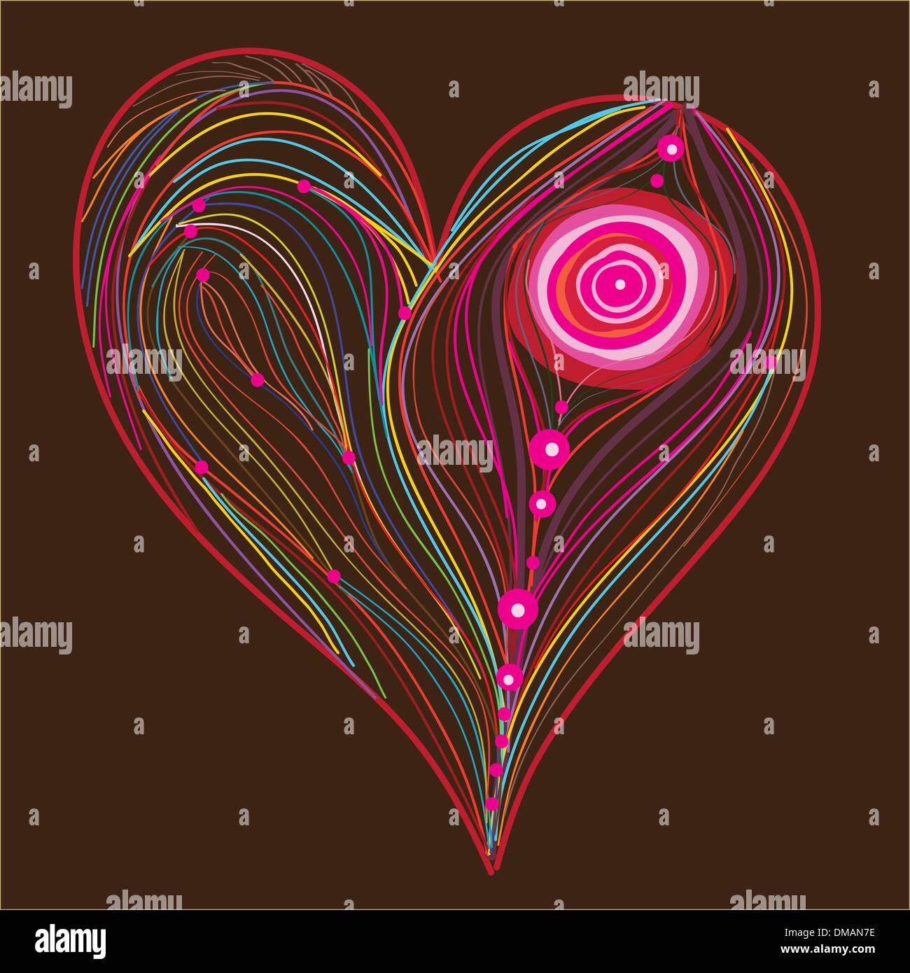 Vector abstract heart Stock Vector Image & Art - Alamy