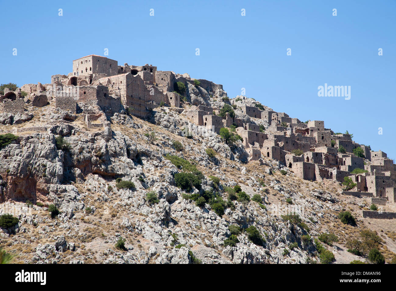 Anavatos village chios island greece hi-res stock photography and ...