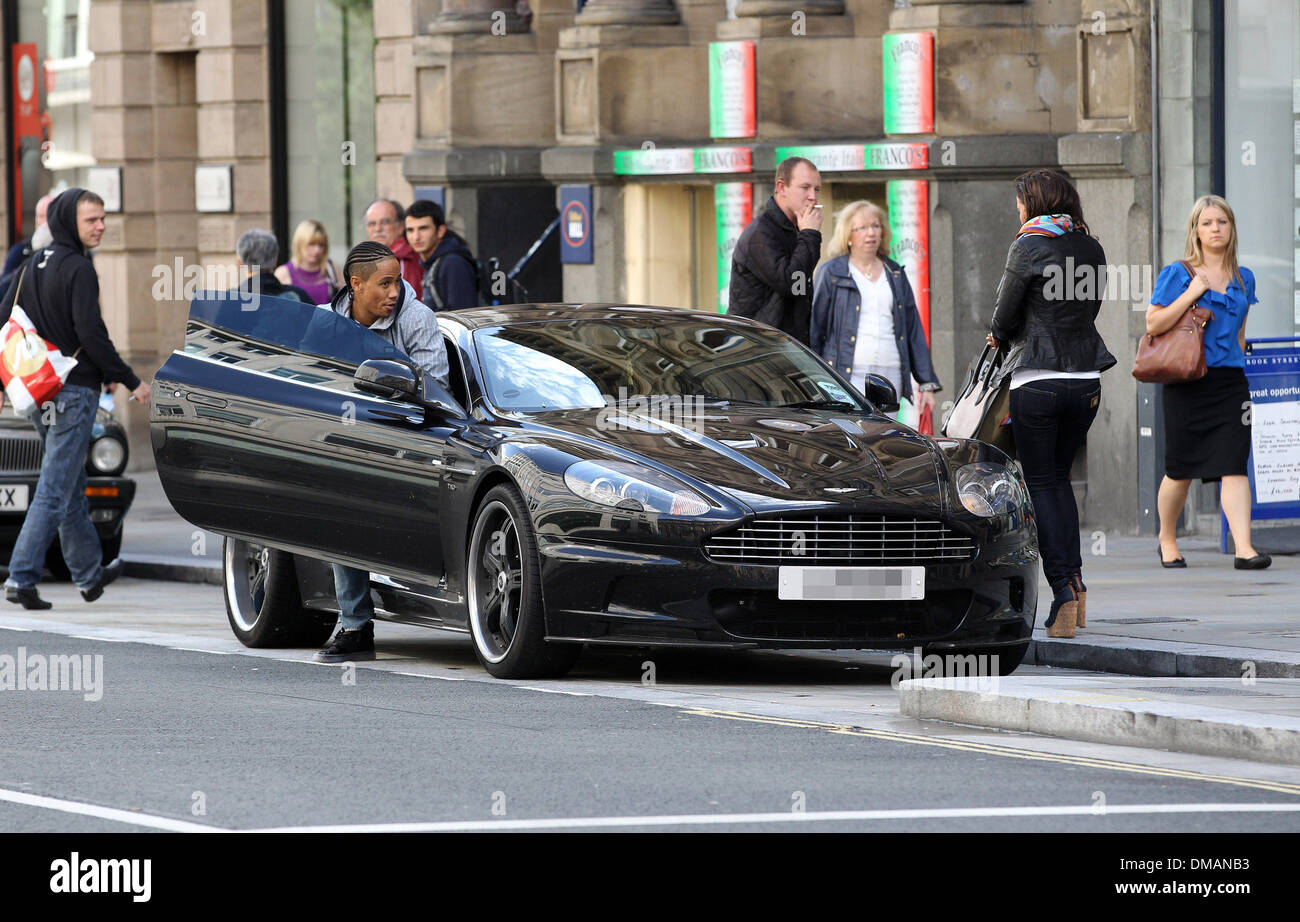 Everton football club's South African player Steven Pienaar seen ...