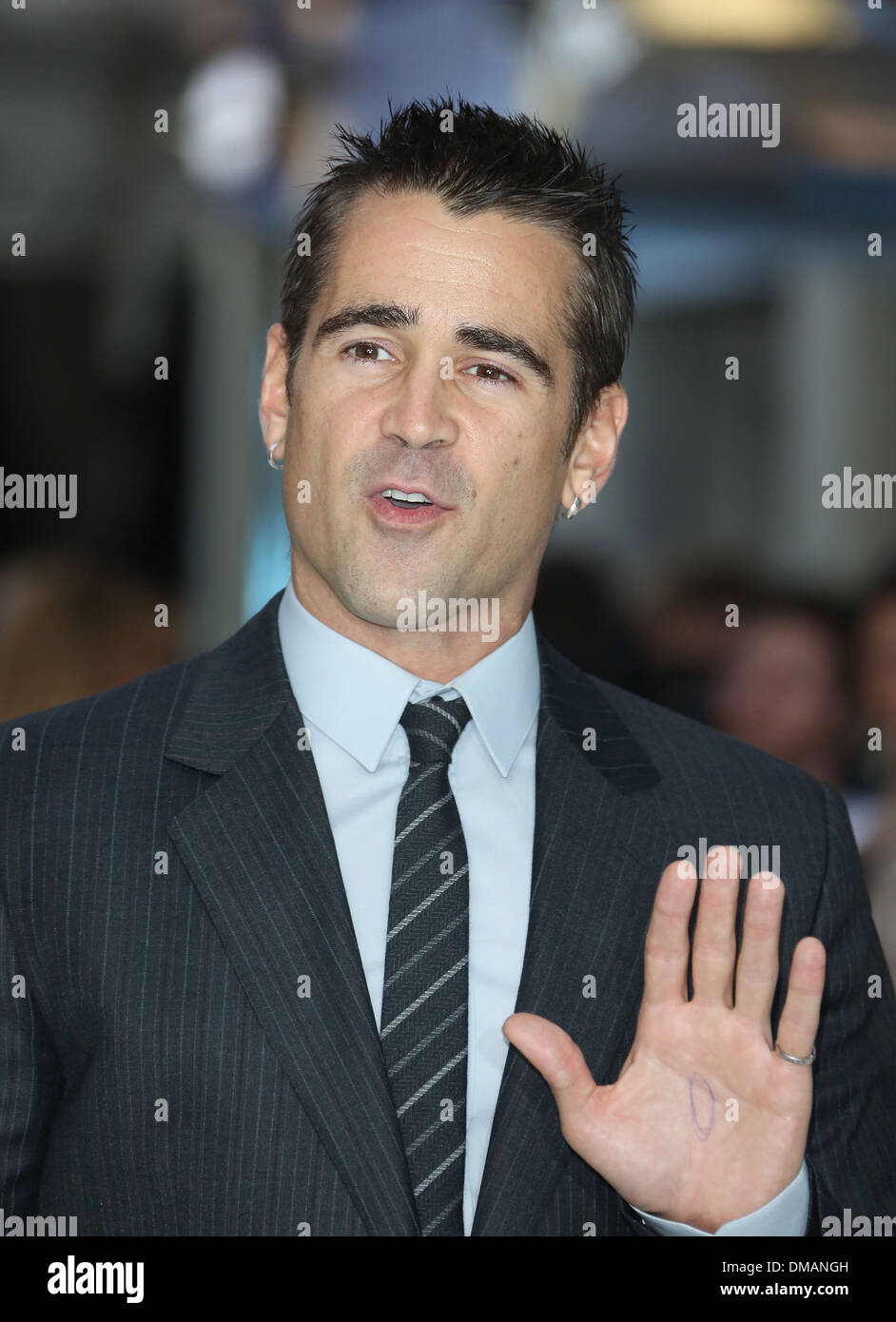 Colin Farrell London premiere of 'Total Recall' held at Vue Leicester ...