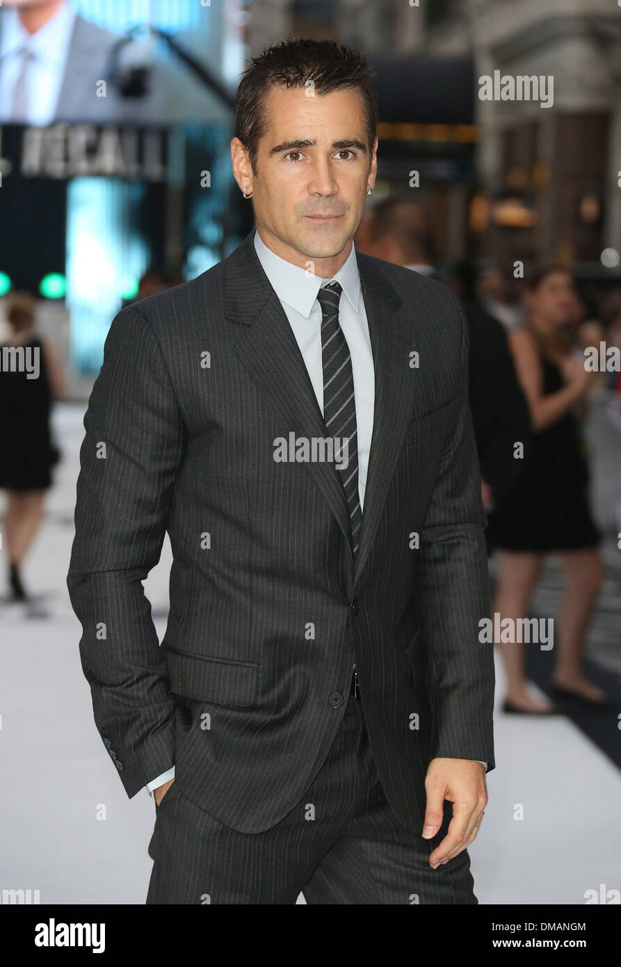 Colin Farrell London premiere of 'Total Recall' held at Vue Leicester ...