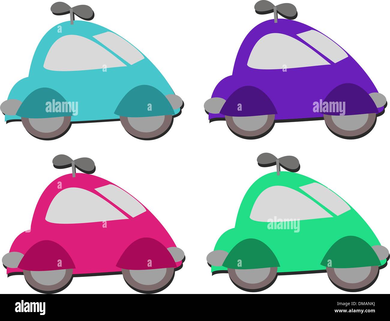 Car collection toys Stock Vector Images - Alamy
