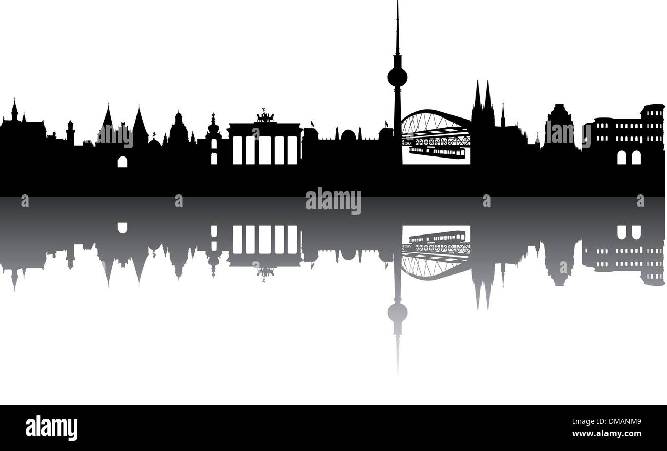 Cityscape cologne germany Stock Vector Images - Alamy