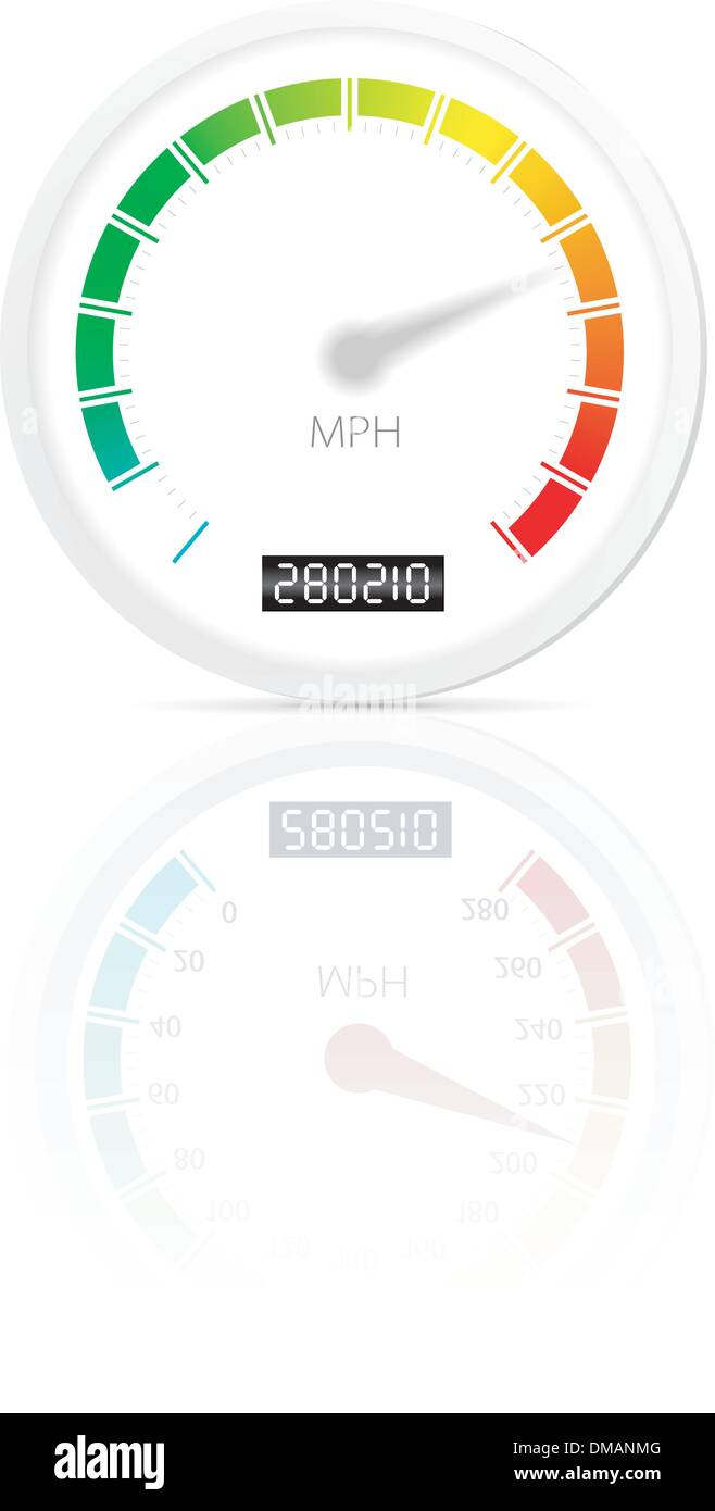 Speedometer vector illustration Stock Vector Image & Art - Alamy