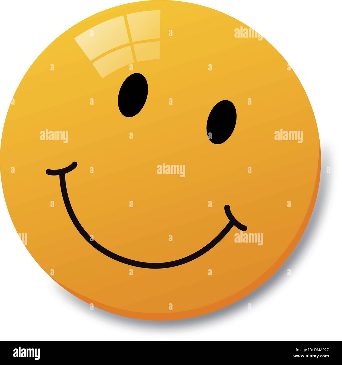 Smiling friendly face Stock Vector Images - Alamy
