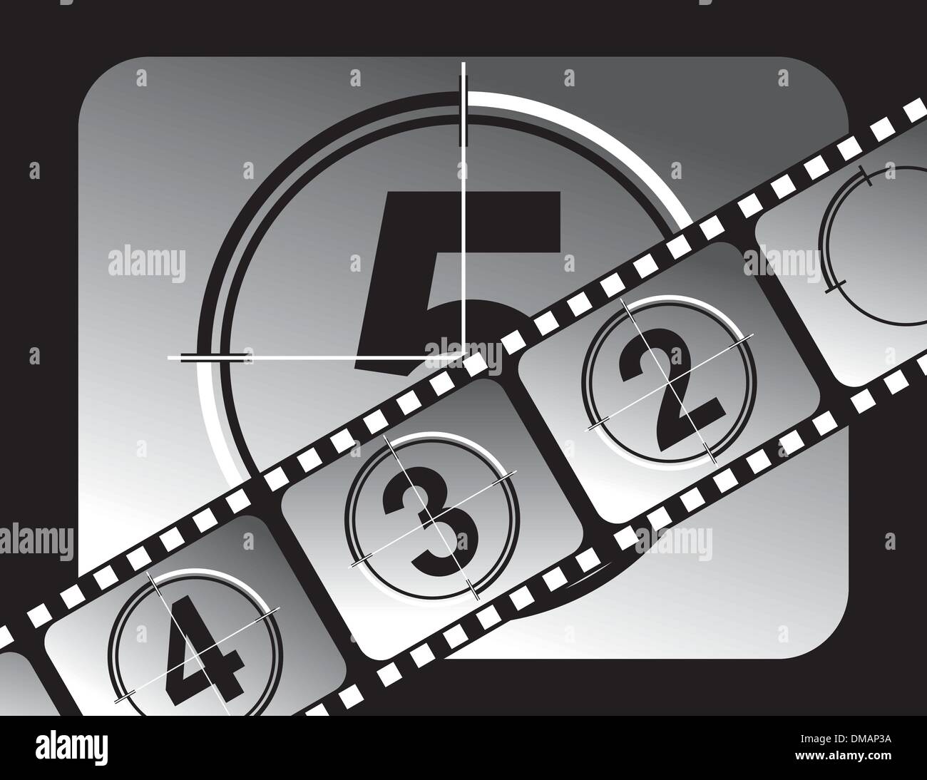 Movie Film Strip, Numbers High Resolution Stock Photography and Images ...
