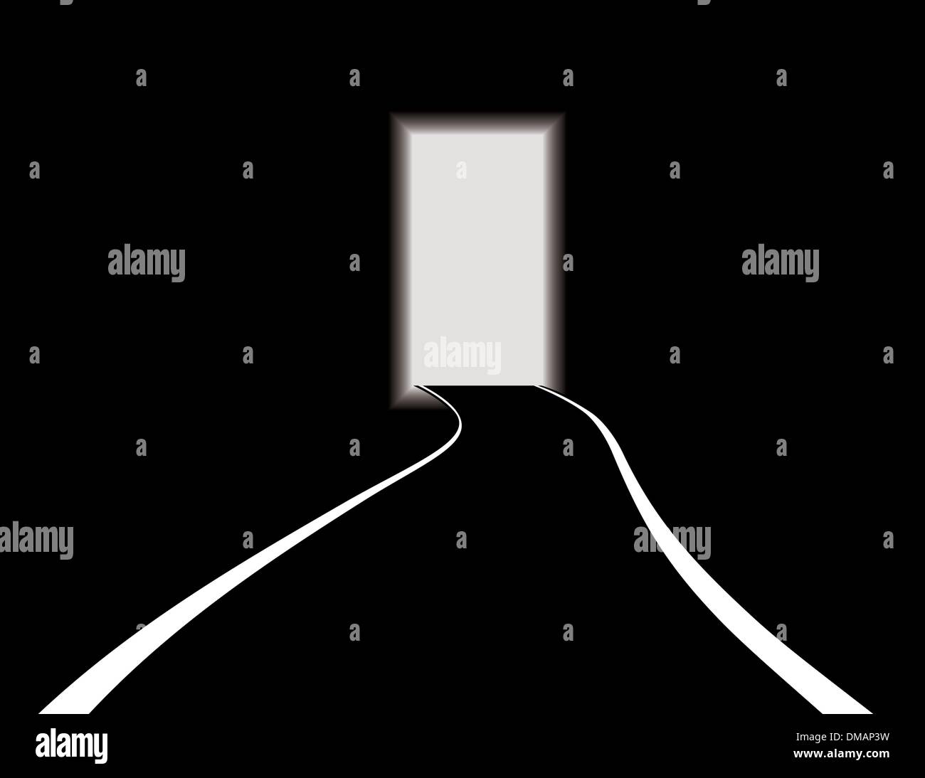 Open way Stock Vector Images - Alamy