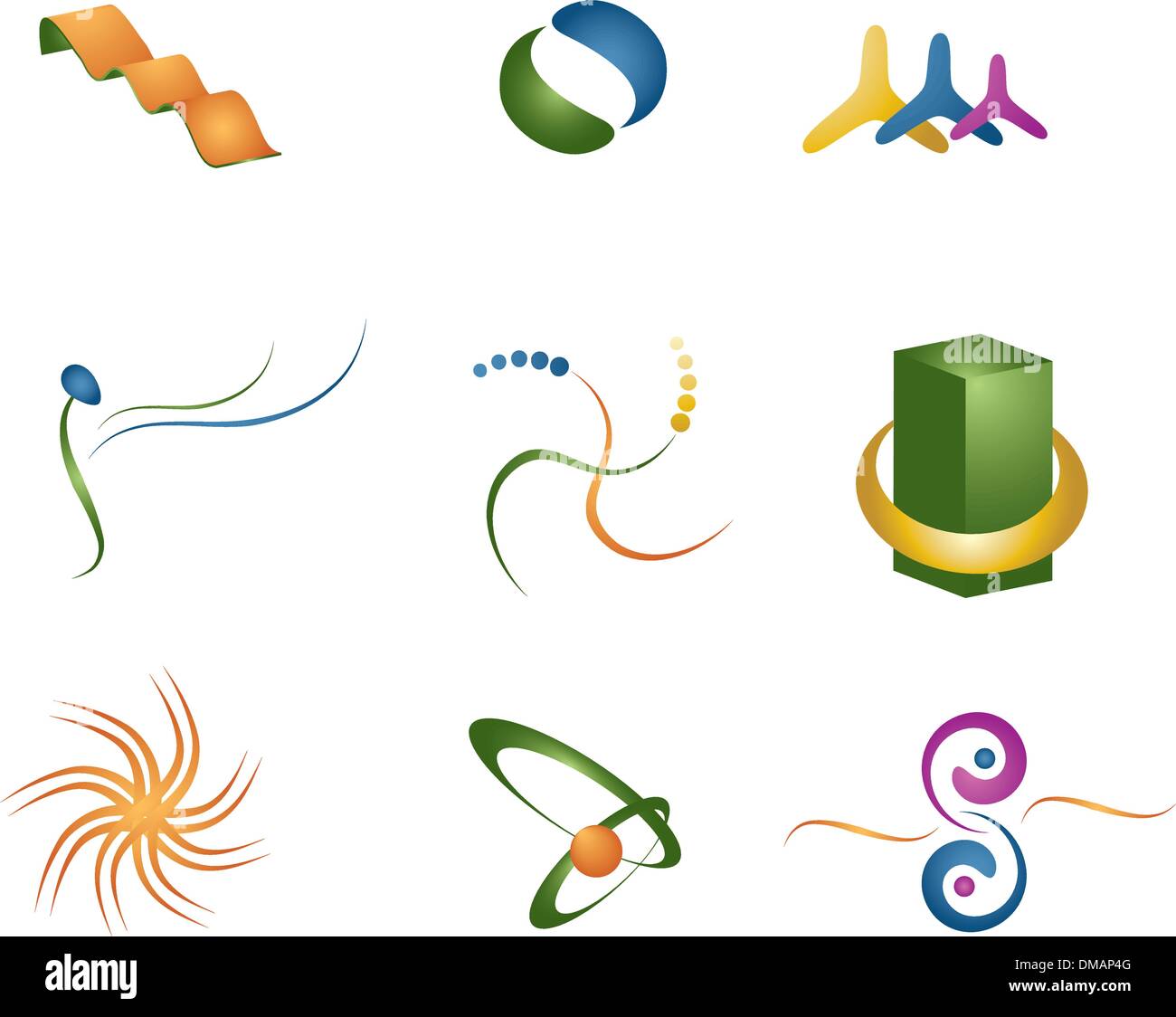 Abstract logos hi-res stock photography and images - Alamy