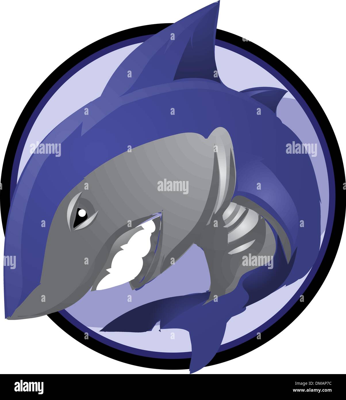 Shark logo vectors hi-res stock photography and images - Alamy
