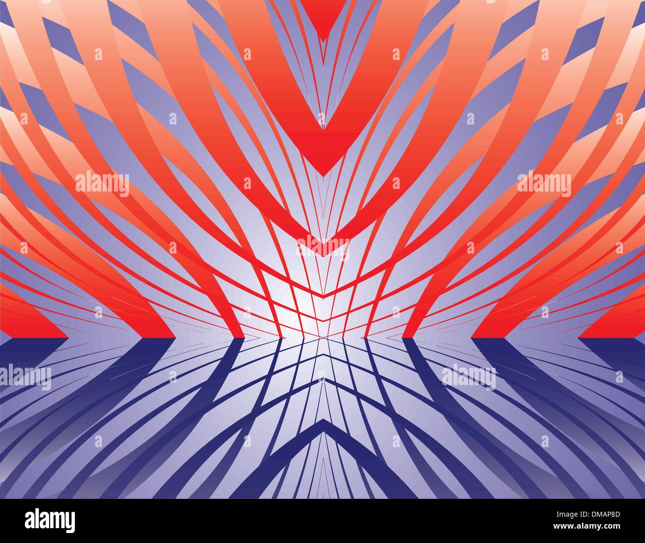 Reflective architecture building Stock Vector Images - Alamy