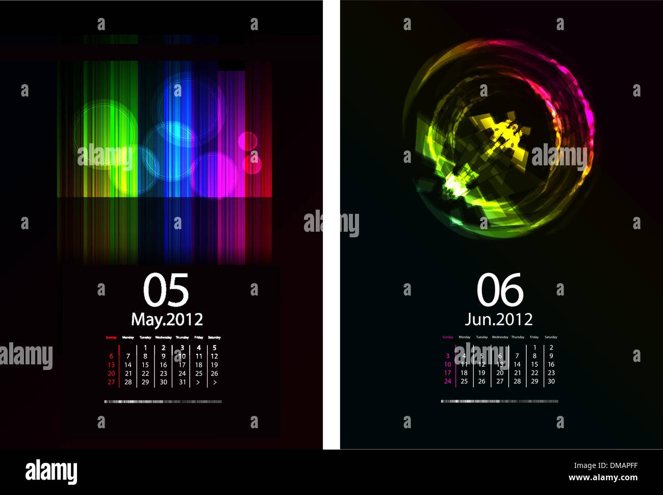 Calendar sheet month may Stock Vector Images - Alamy