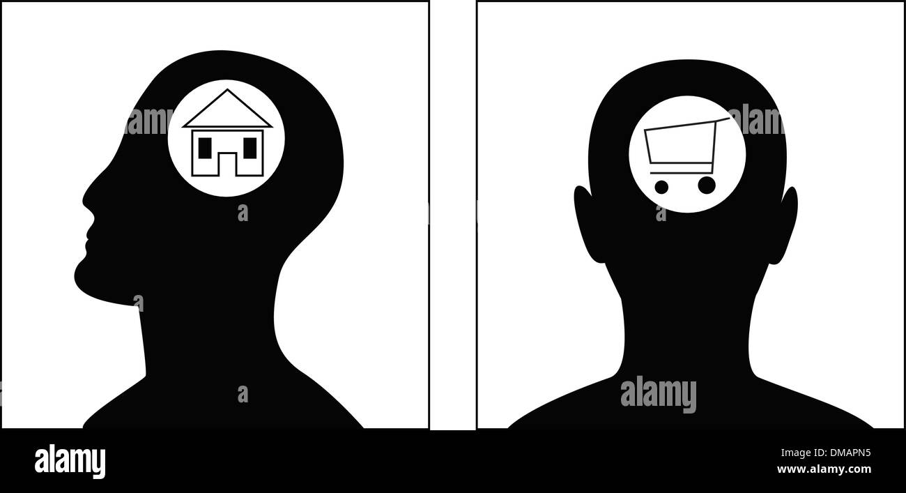 the vector head symbol set Stock Vector Image & Art - Alamy