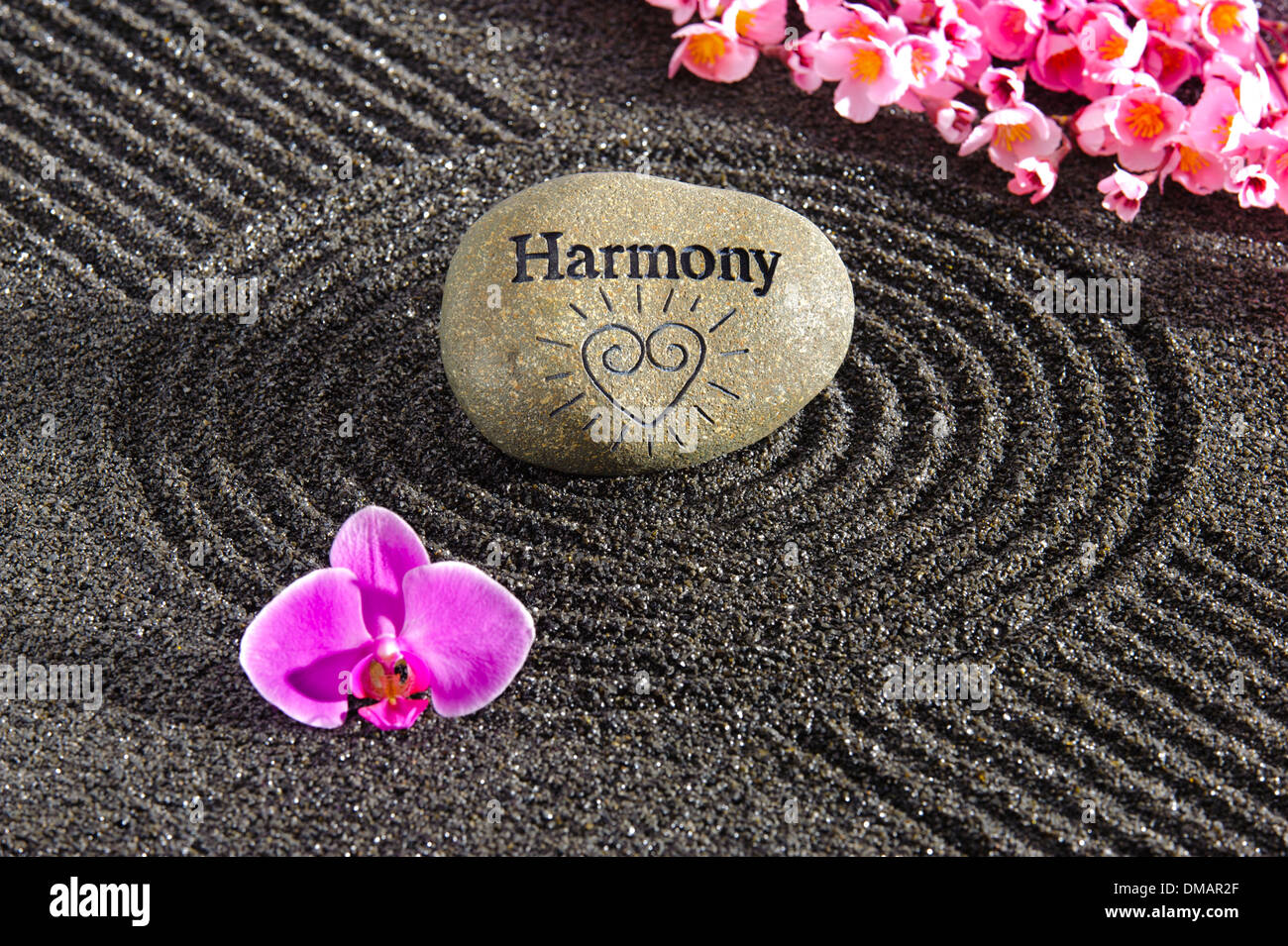 Black sand rock garden japan hi-res stock photography and images - Alamy