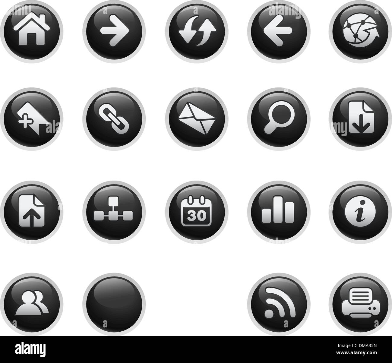 Web refresh icon in Black and White Stock Photos & Images - Alamy