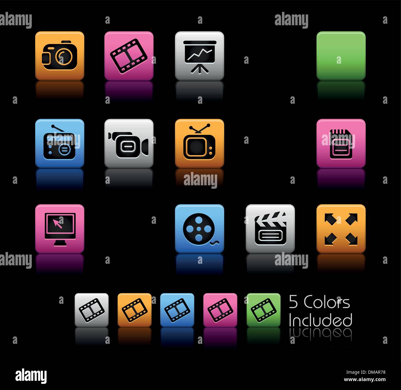 Tv color bars hi-res stock photography and images - Alamy