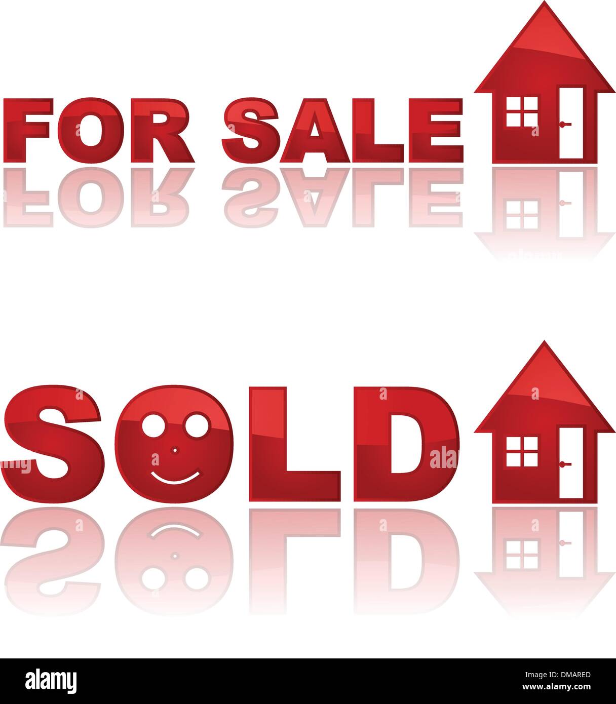 Real Estate signs Stock Vector Image & Art - Alamy