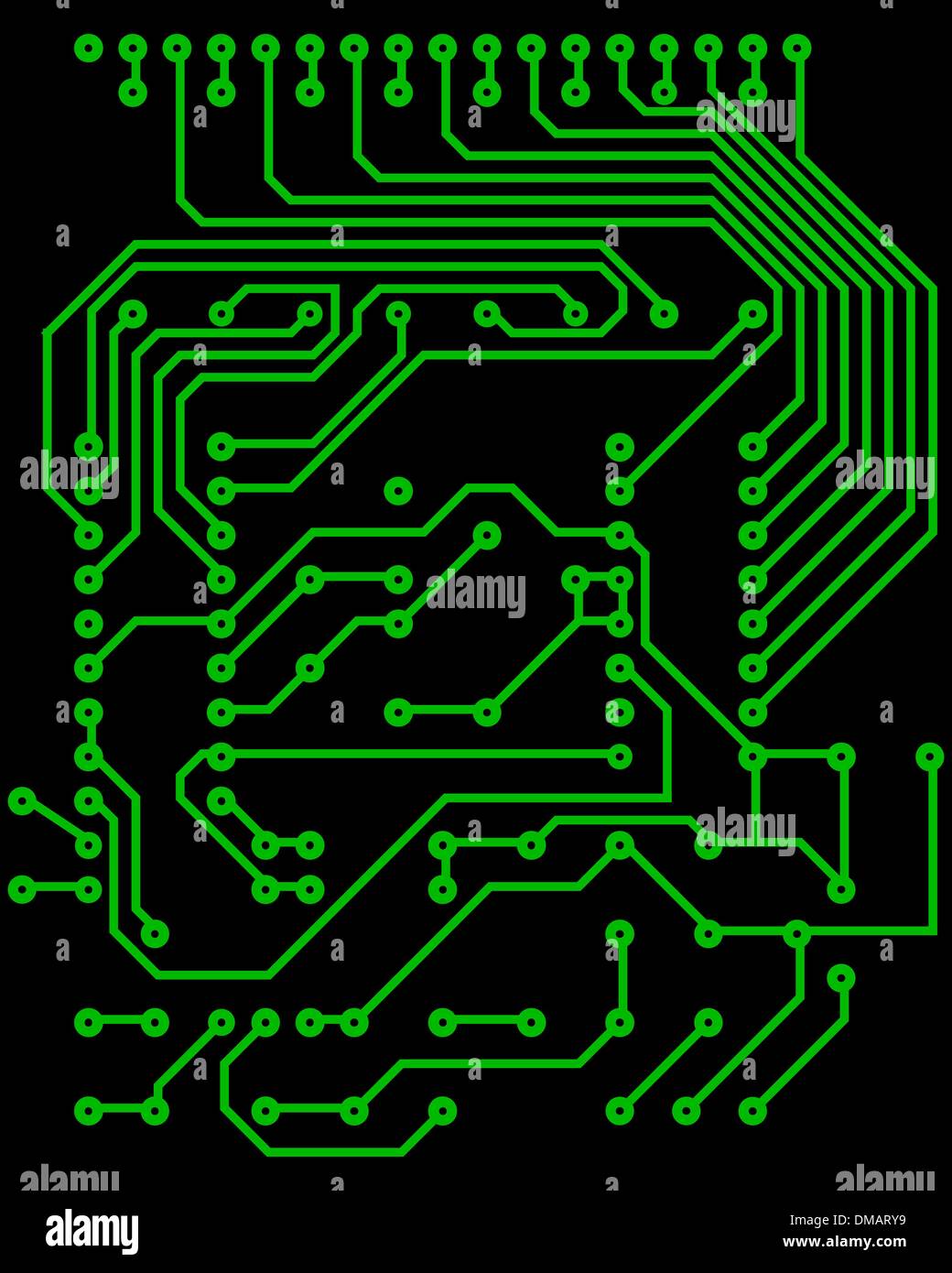 Electrical circuit plan Stock Vector Images - Alamy
