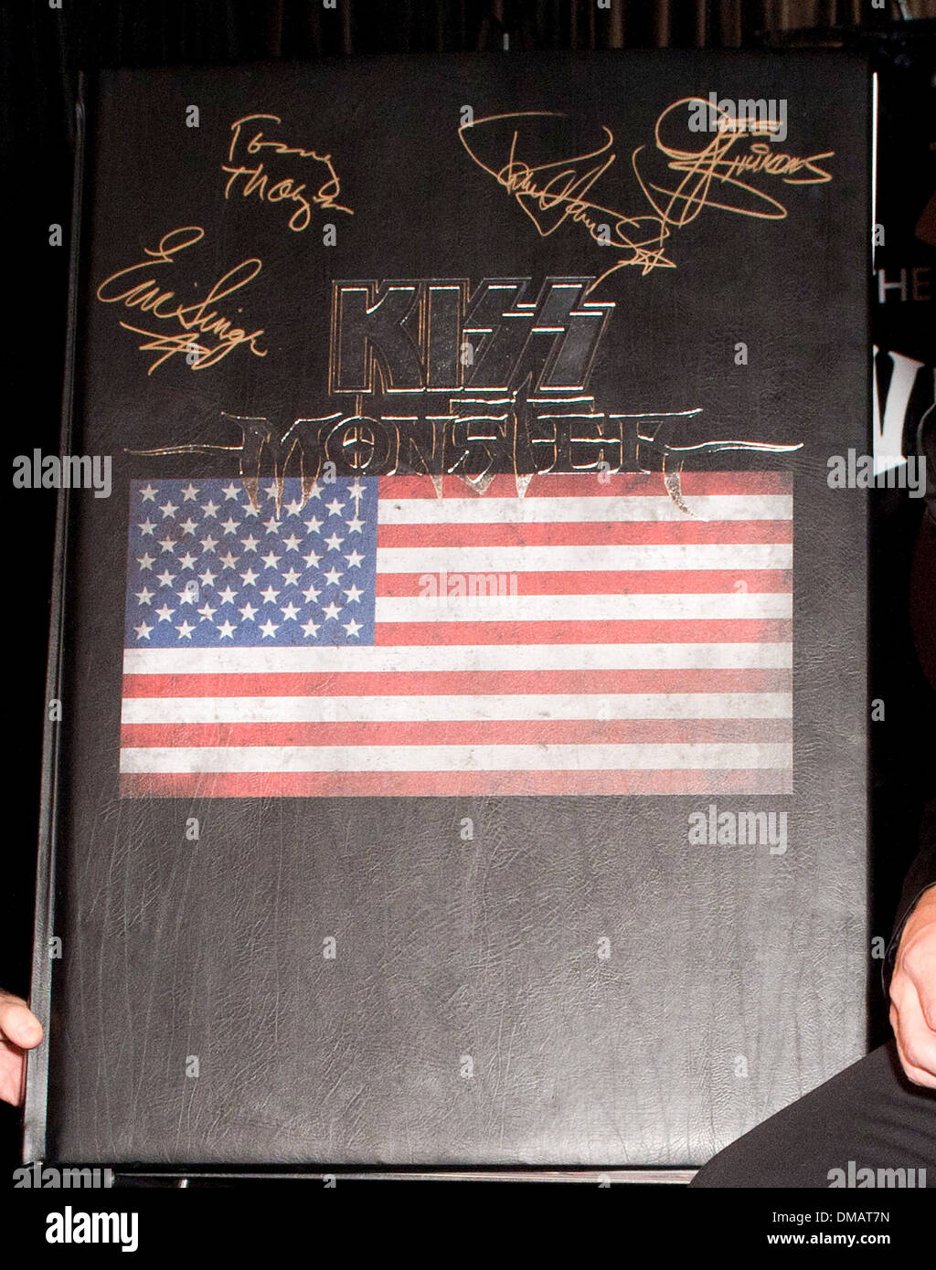 The book of rock band Kiss at launch of their new book 'KISS Monster ...